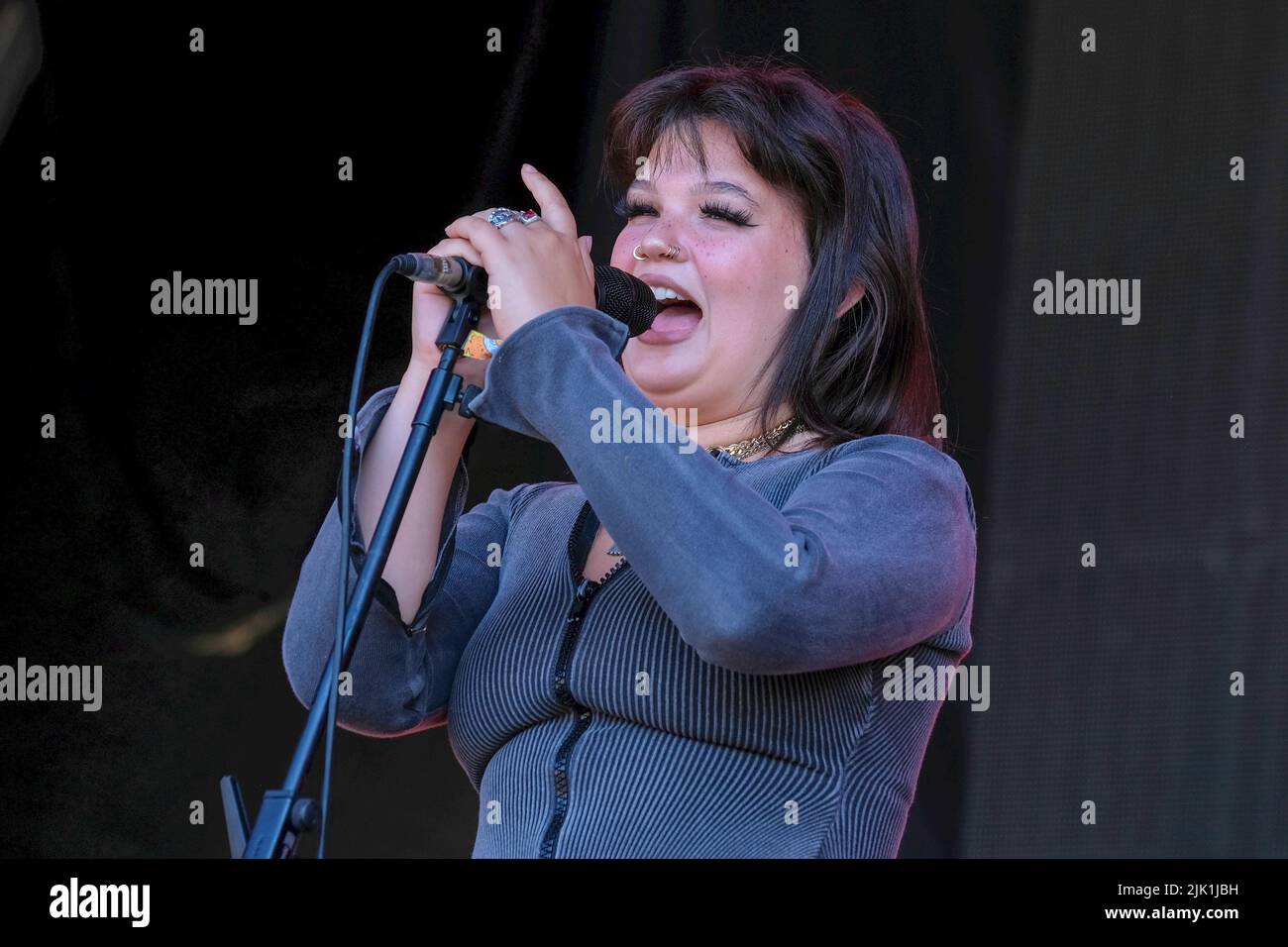 London born British singer songwriter Lola Young performing live on the ...
