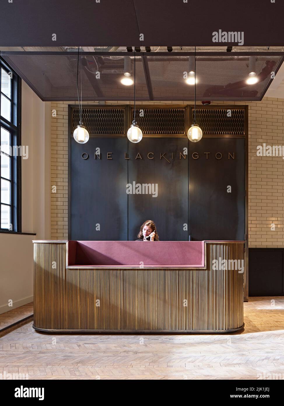 Reception desk. The Gilbert & One Lackington, London, United Kingdom ...