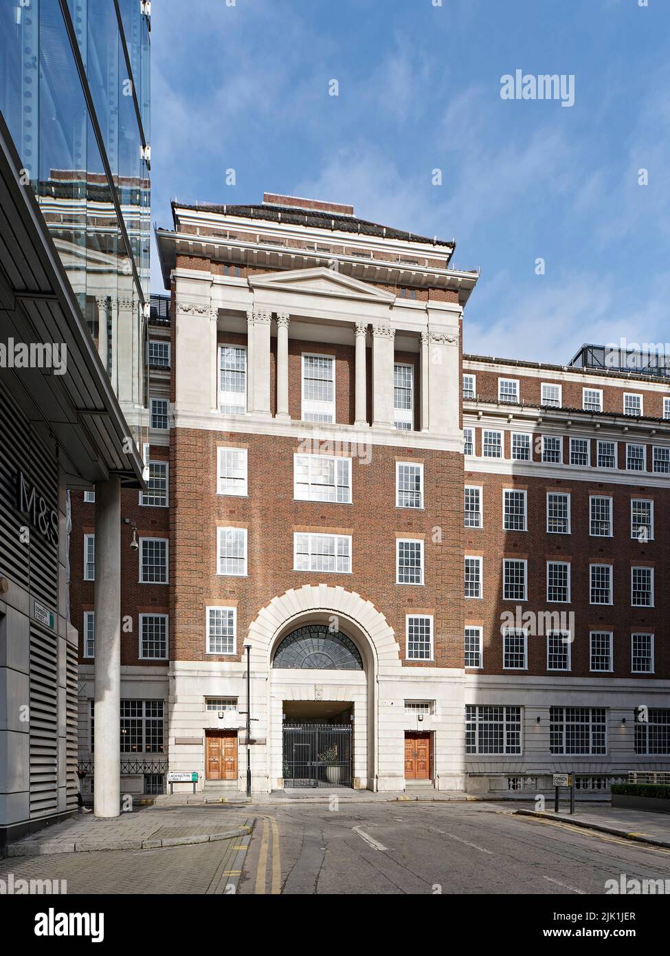 Building entrance from Lackington Street. The Gilbert & One Lackington ...