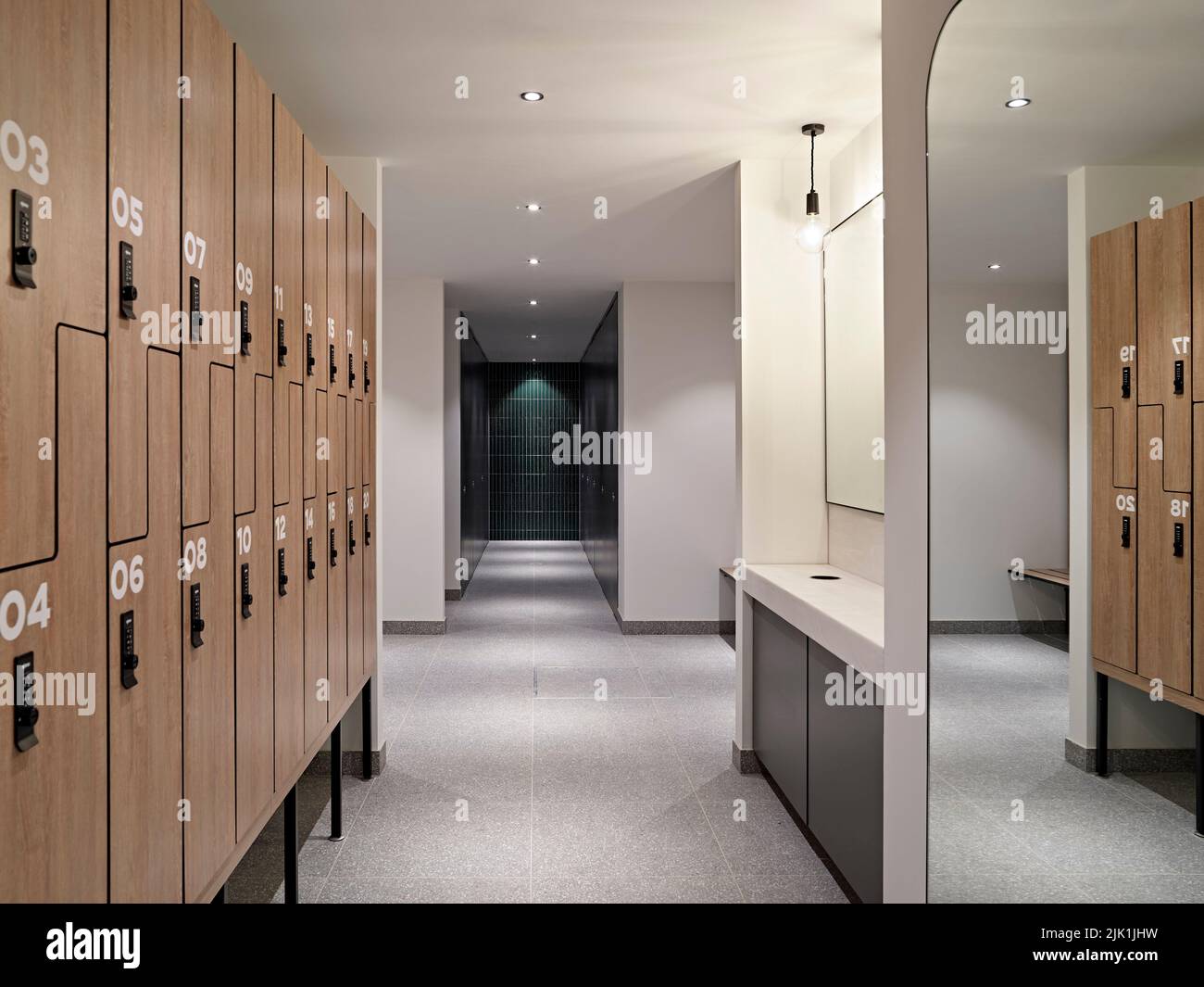 Basement locker room. The Gilbert & One Lackington, London, United ...