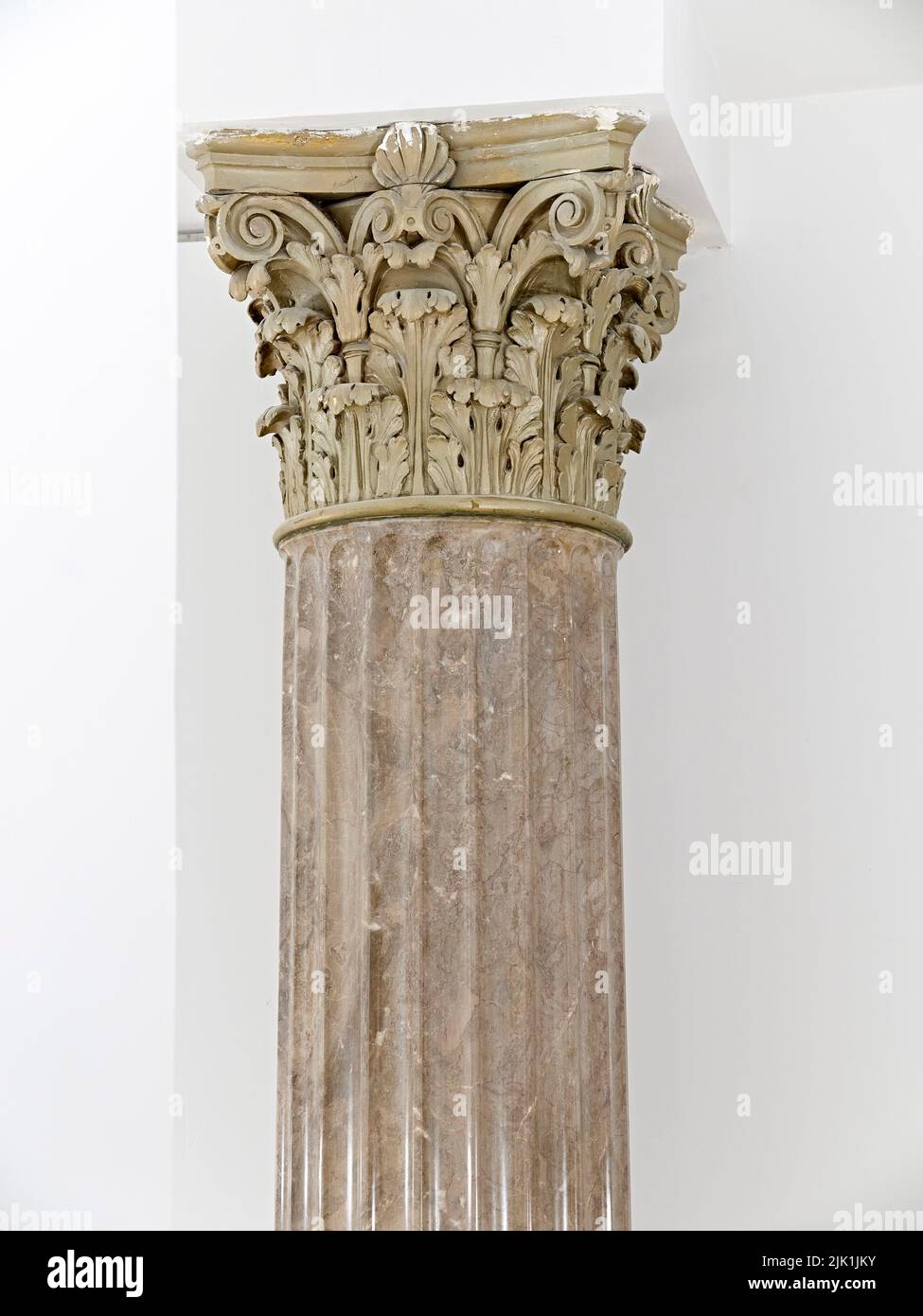 Stone column with frieze. The Gilbert & One Lackington, London, United ...