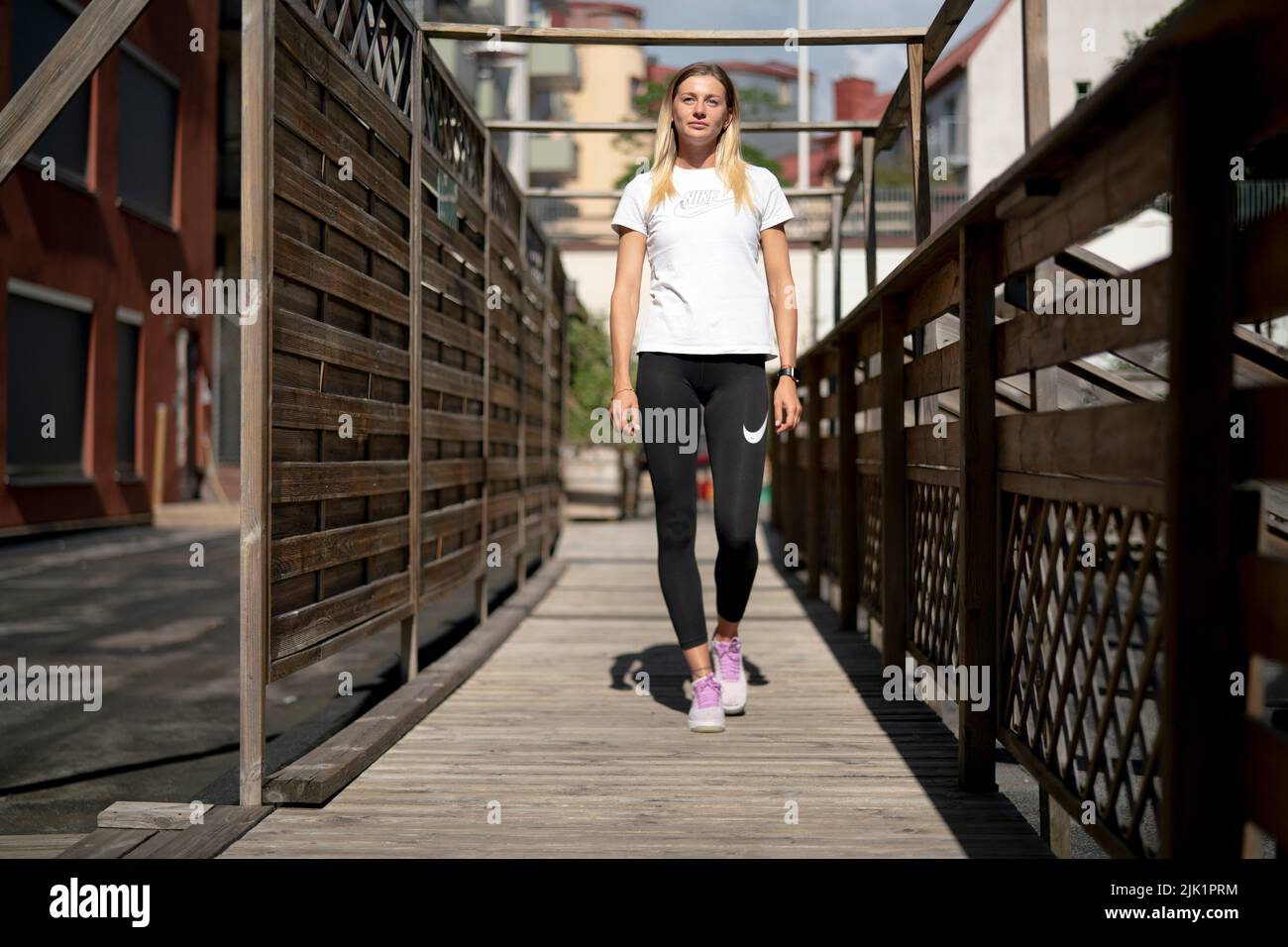 GOTHENBURG 20220729 Ukrainian athlete (high jump) Kateryna Tabashnyk ...