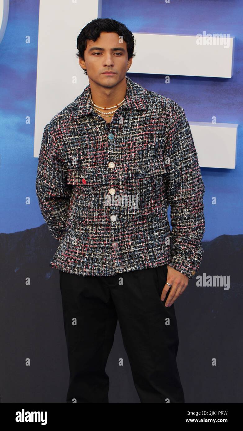 London, UK. Brandon Perea at the Nope film premiere. Odepn West End ...