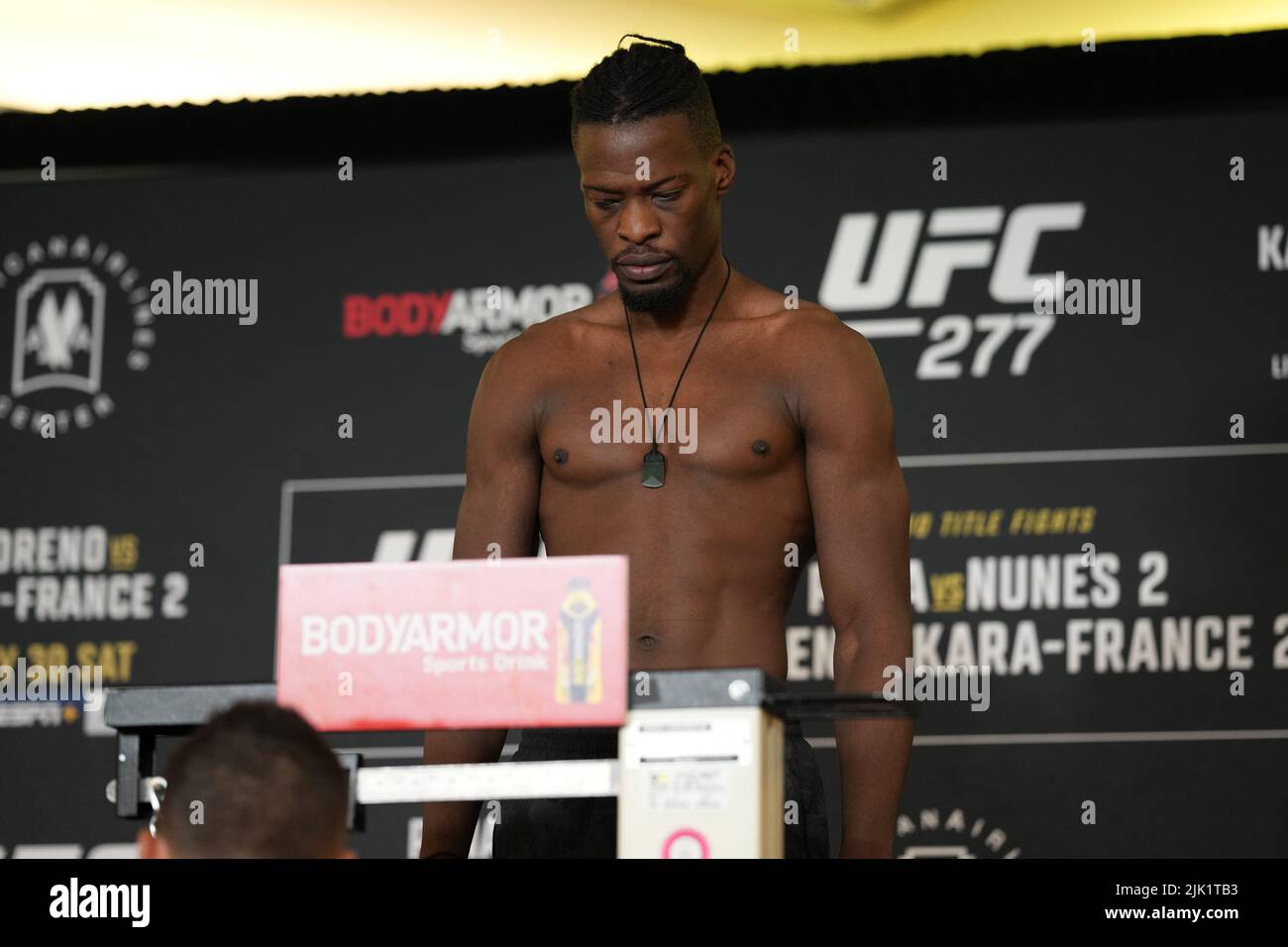 Dallas, USA. 29th July, 2022. DALLAS, TX - JULY 29: Blood Diamond steps ...