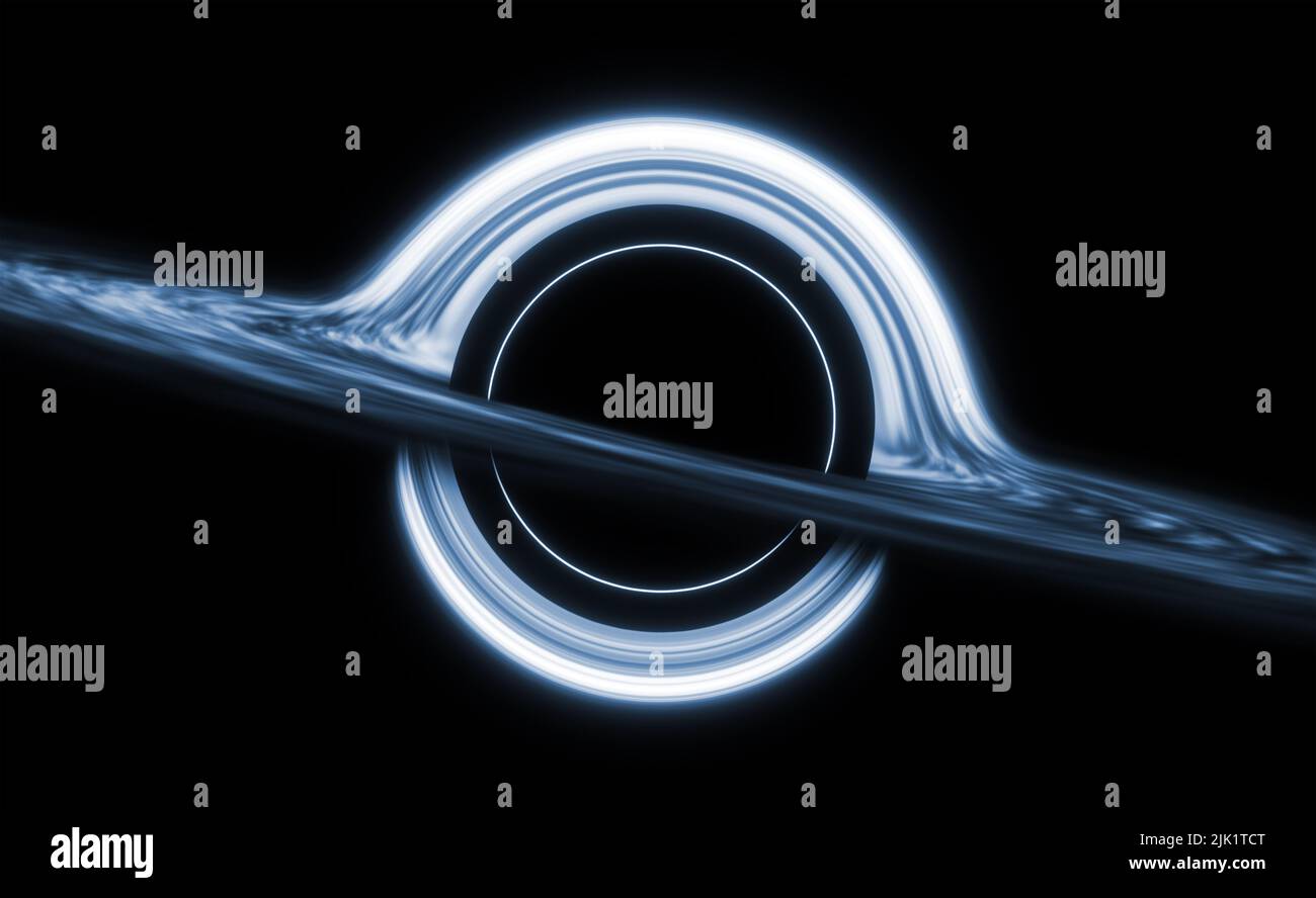 Black hole and stars and cloud fields in outer space Stock Photo - Alamy