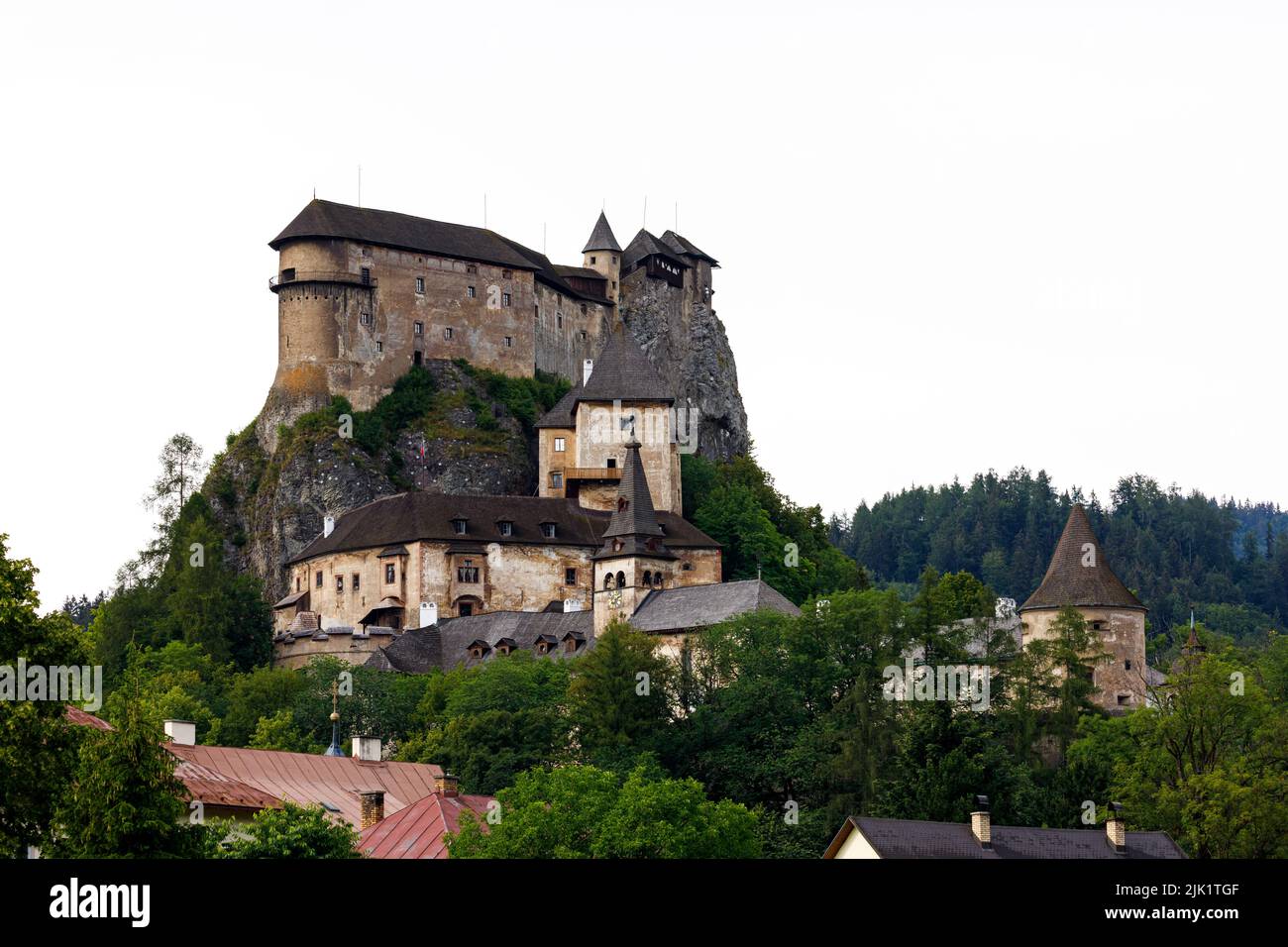 The ORAVA CASTLE in Slovakia Stock Photo - Alamy