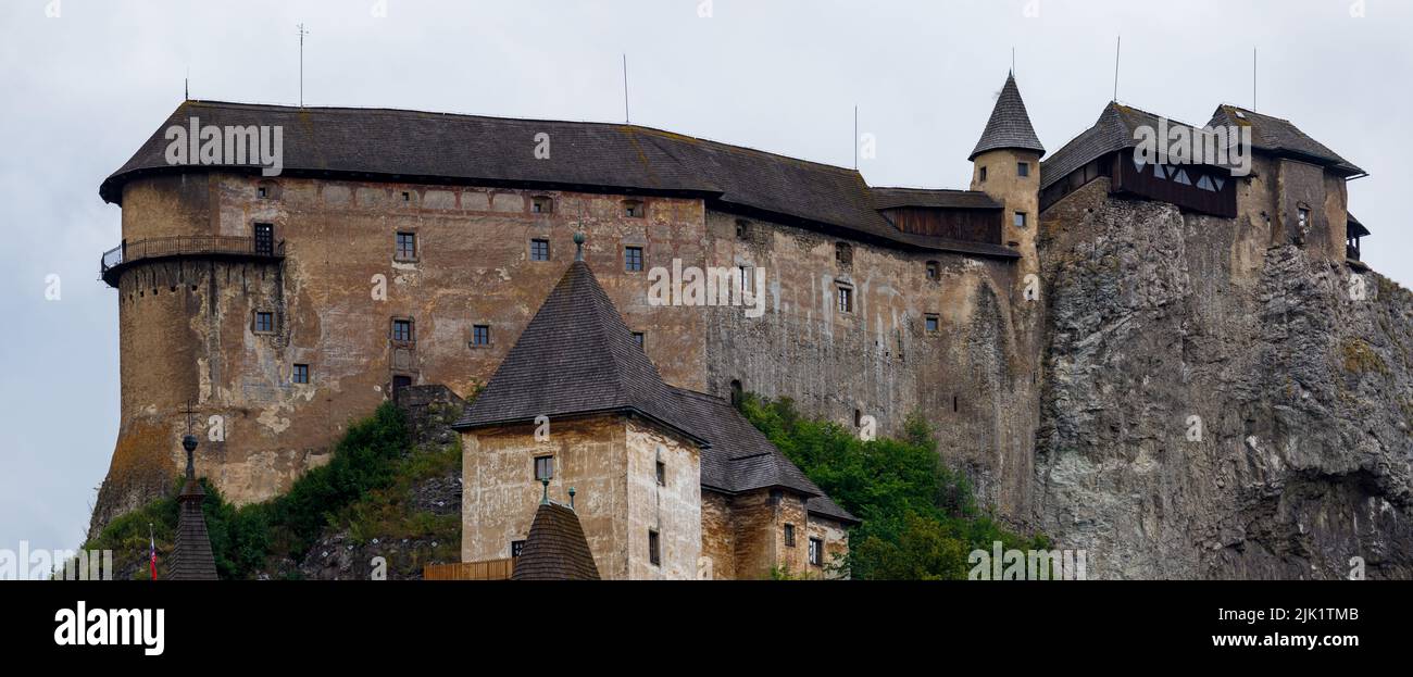 The ORAVA CASTLE in Slovakia Stock Photo - Alamy