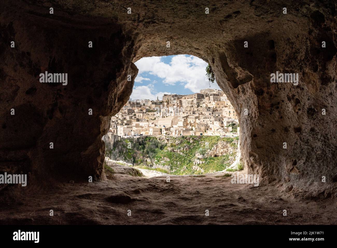 Scenic view of historic downtown with its cathedral, photo taken from a ...