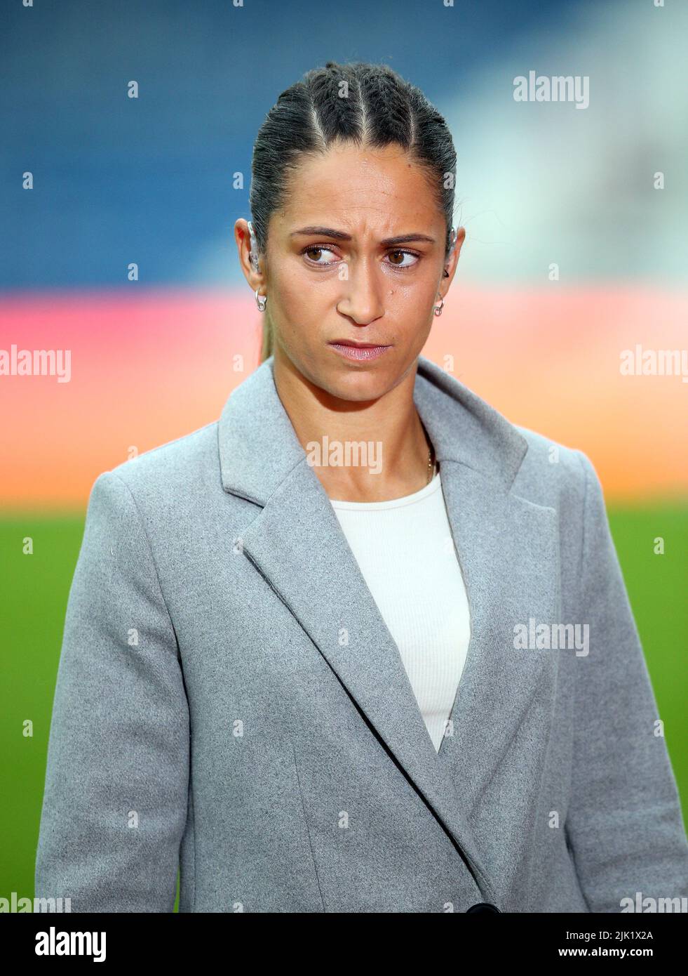 Sky Sports presenter Courtney Sweetman-Kirk before the Sky Bet ...