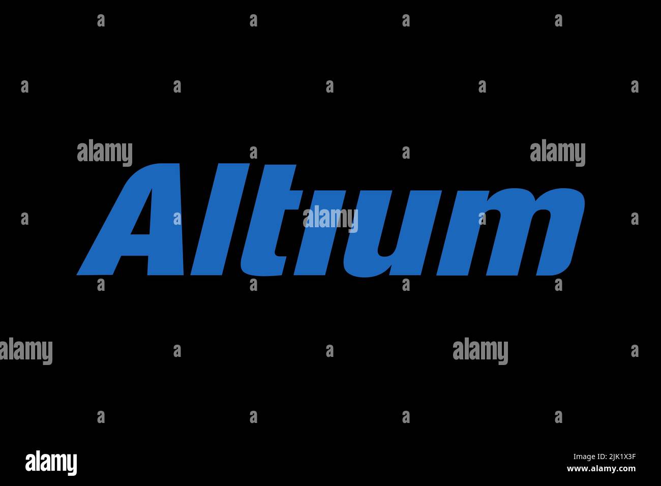 Altium, Logo, Black background Stock Photo - Alamy