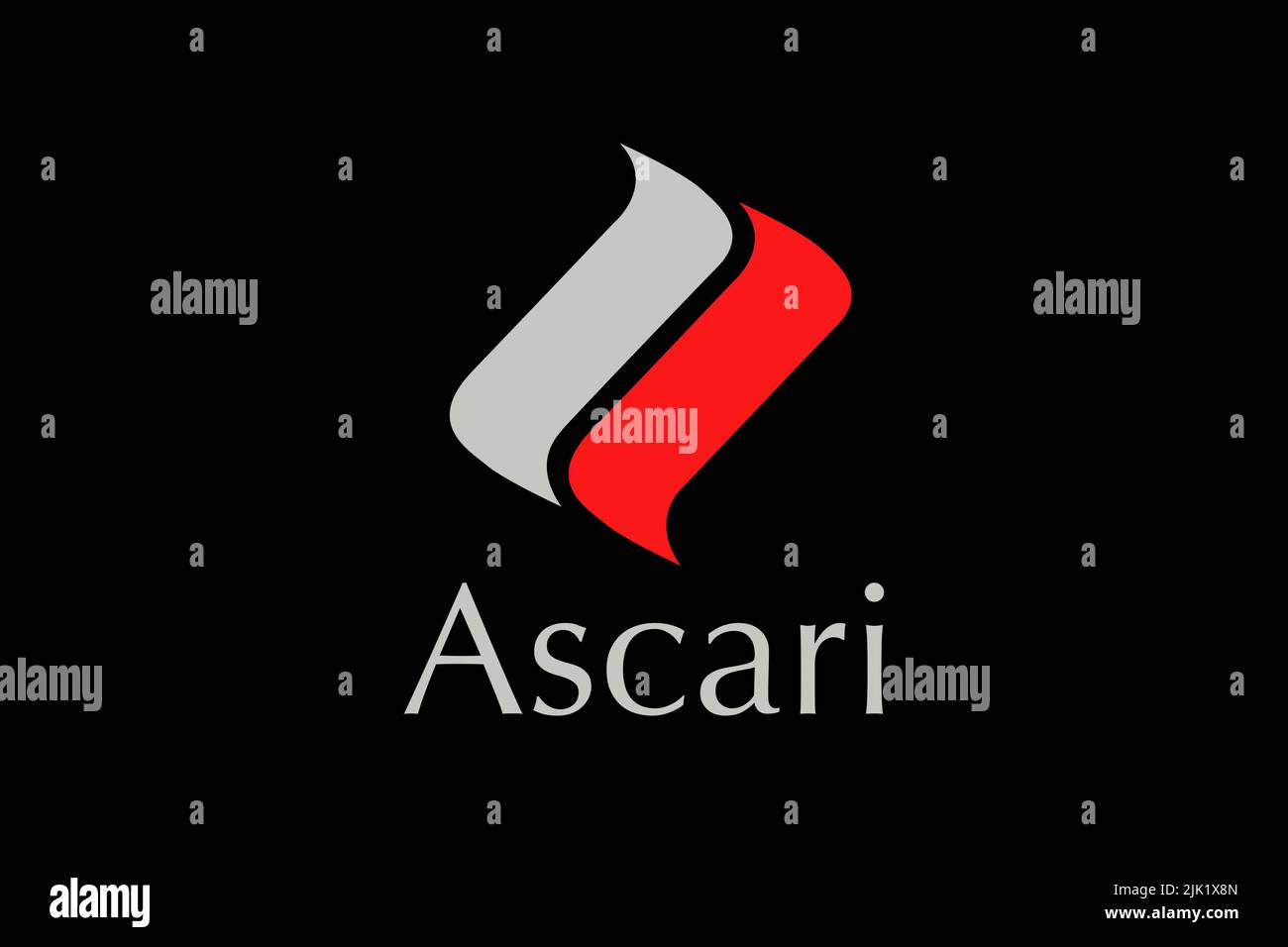 Ascari Automotive, Logo, Black background Stock Photo - Alamy