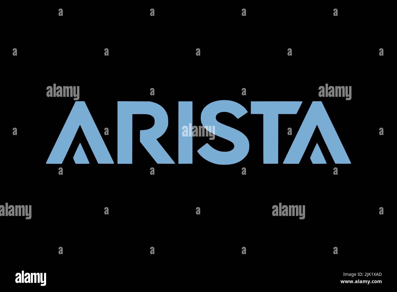 Arista Records, Logo, Black background Stock Photo - Alamy
