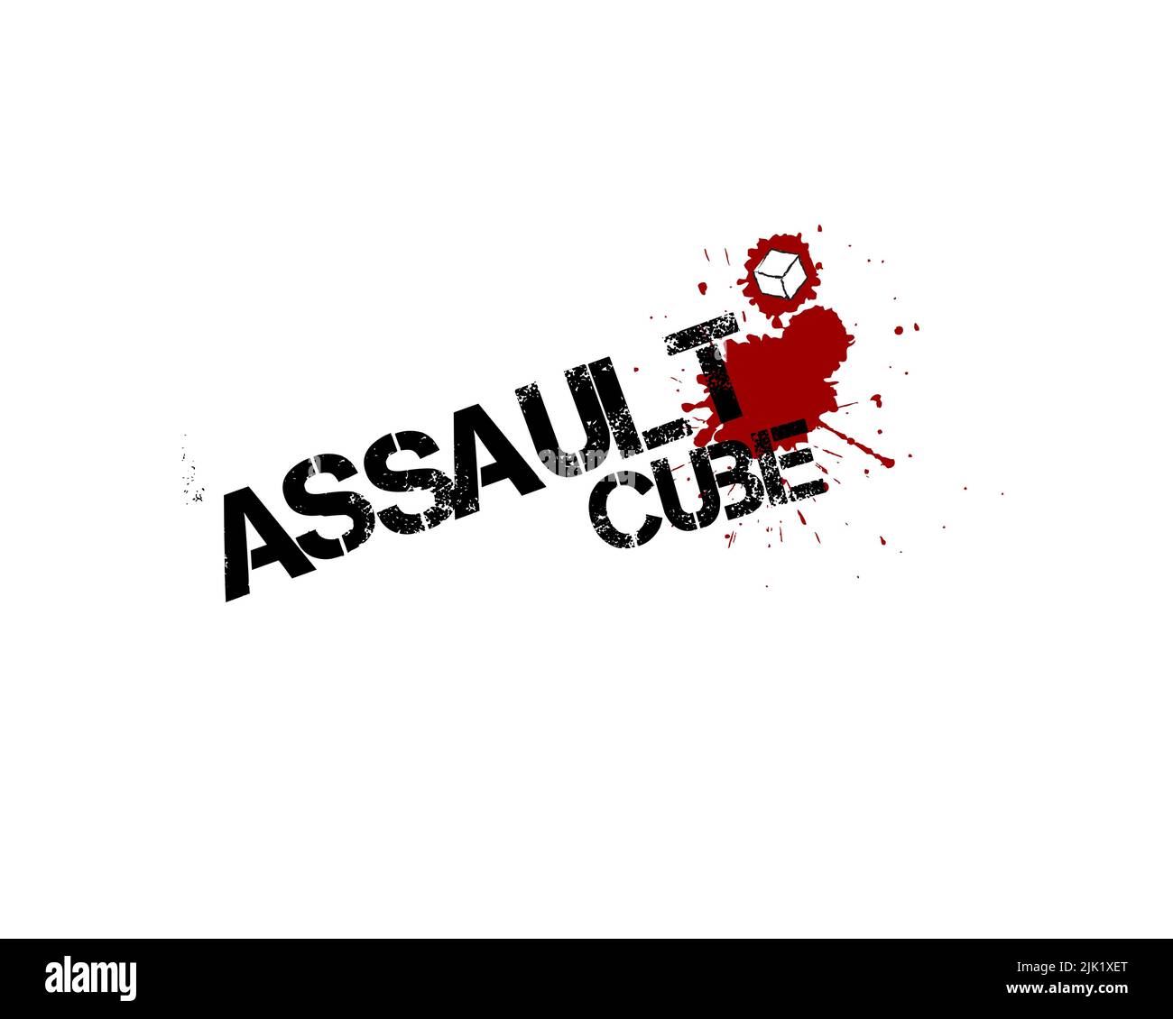 AssaultCube, rotated logo, white background Stock Photo - Alamy
