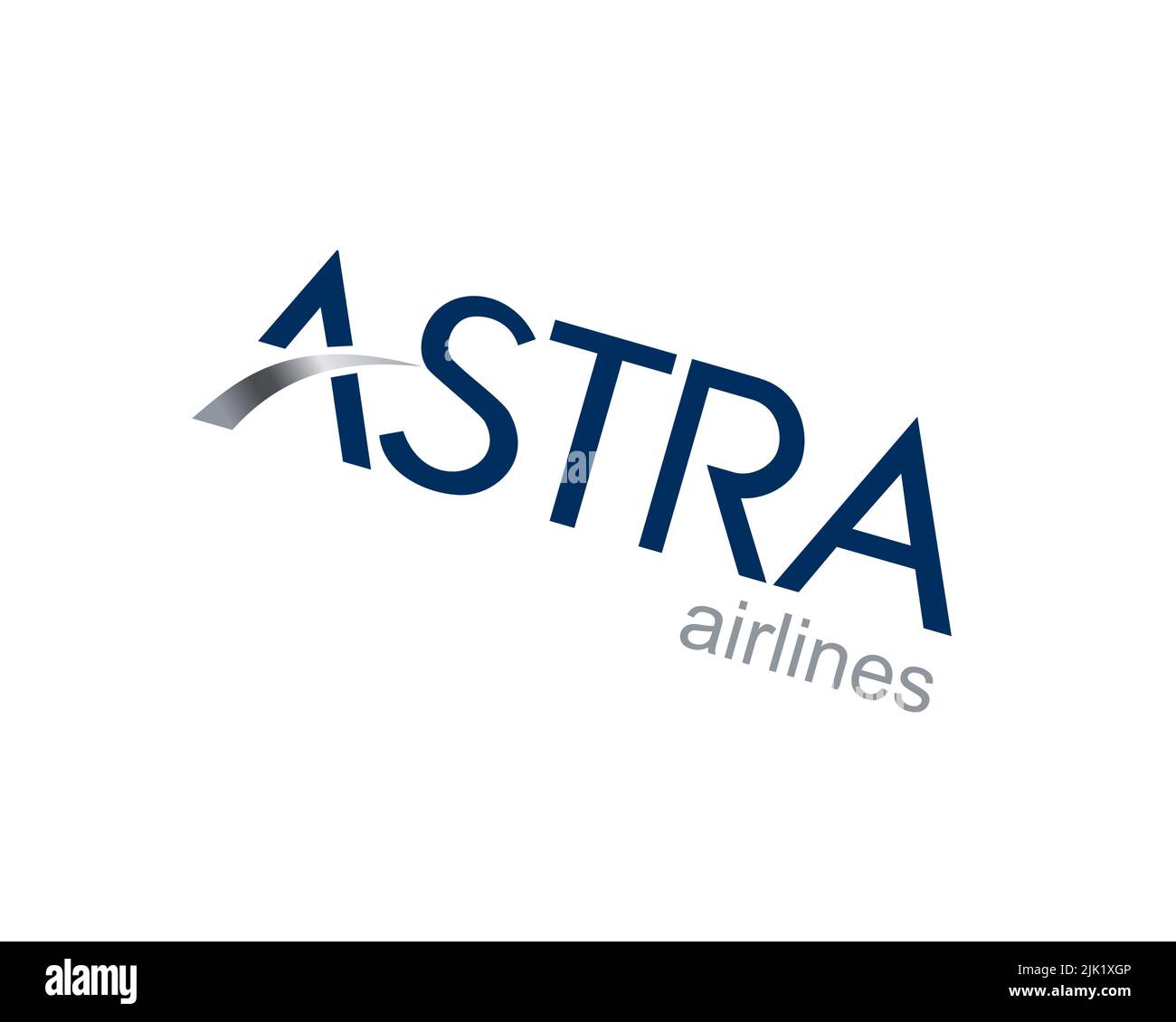 Astra Airline, rotated logo, white background B Stock Photo - Alamy
