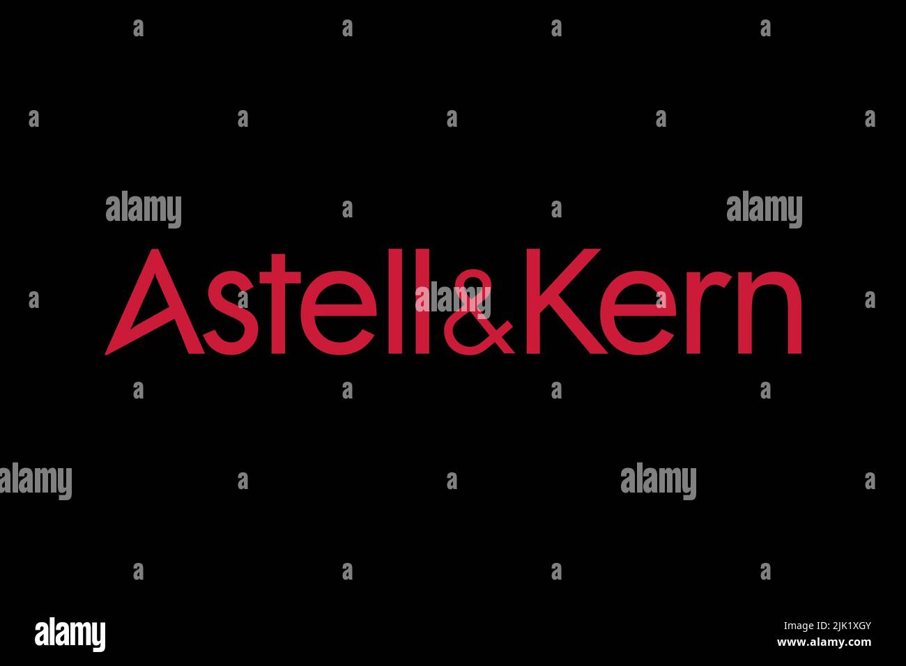Astell&Kern, Logo, Black background Stock Photo - Alamy