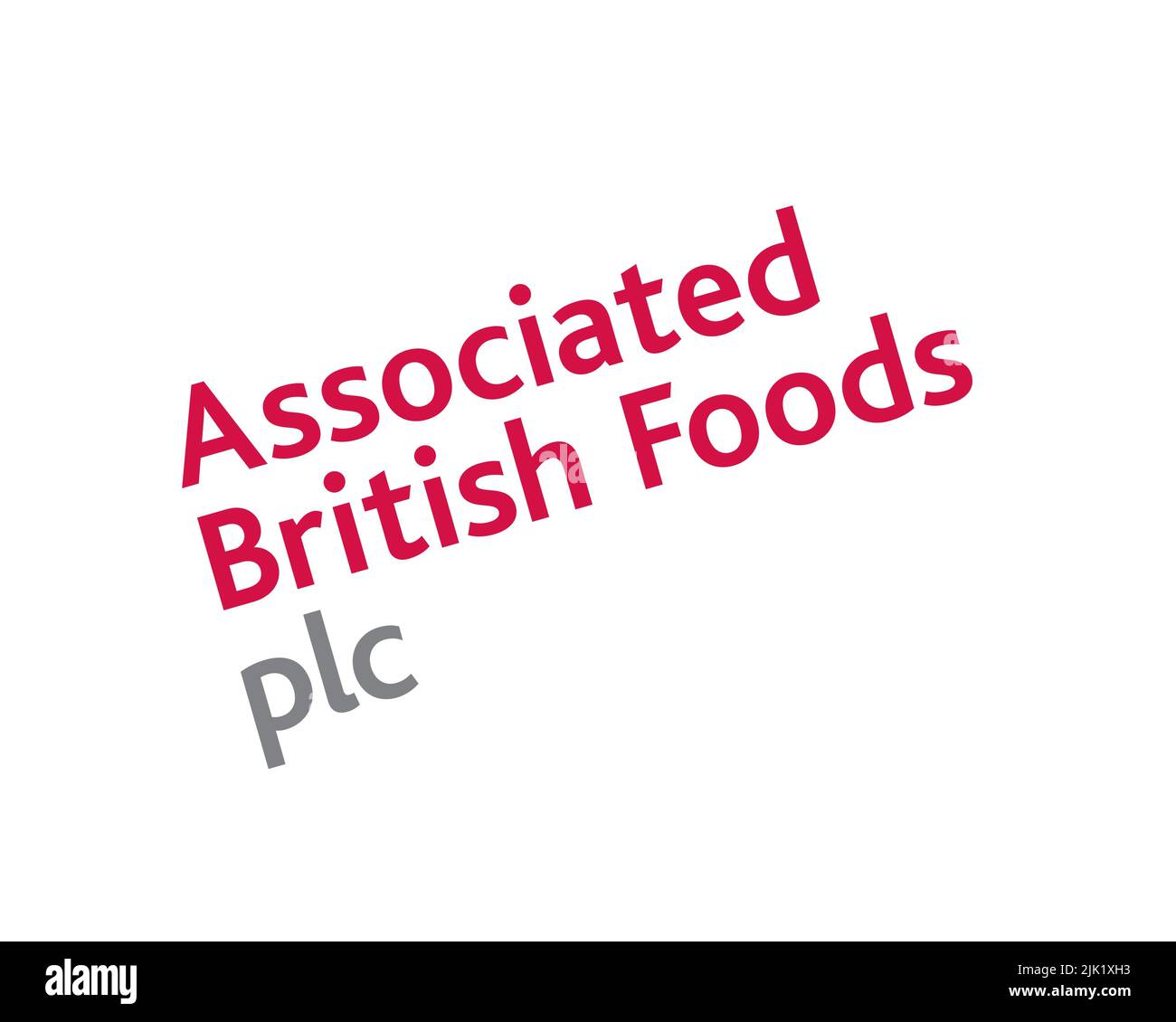 Associated British Foods, rotated logo, white background Stock Photo ...