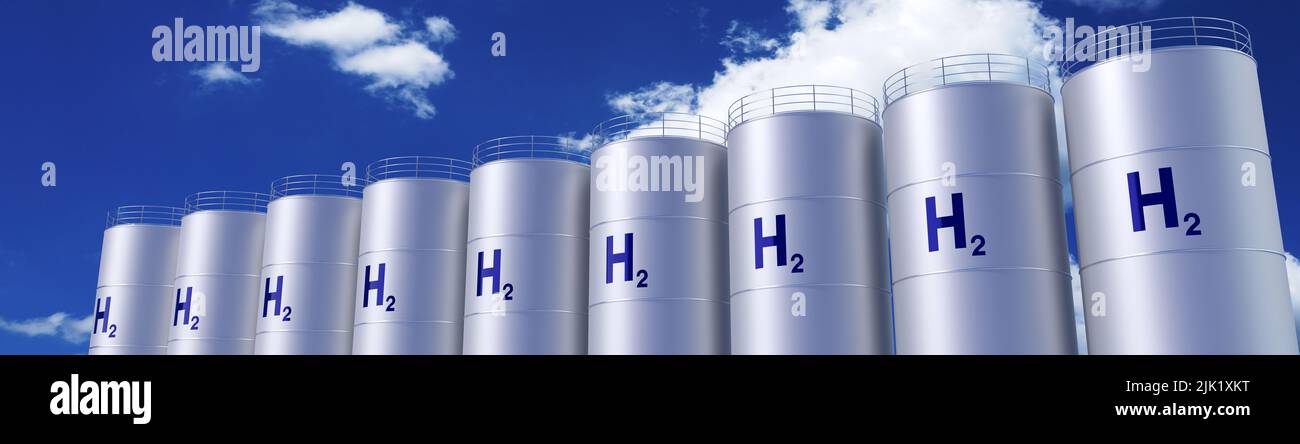 Metal hybrid storage tank hi-res stock photography and images - Alamy
