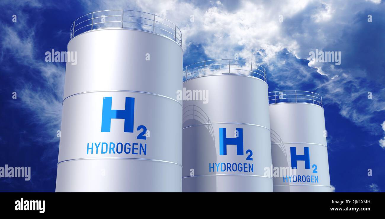 Metal hybrid storage tank hi-res stock photography and images - Alamy