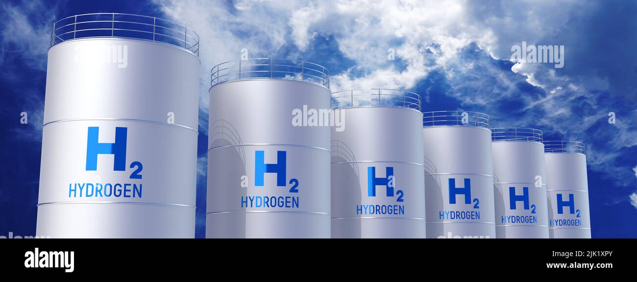 Metal hybrid storage tank hi-res stock photography and images - Alamy
