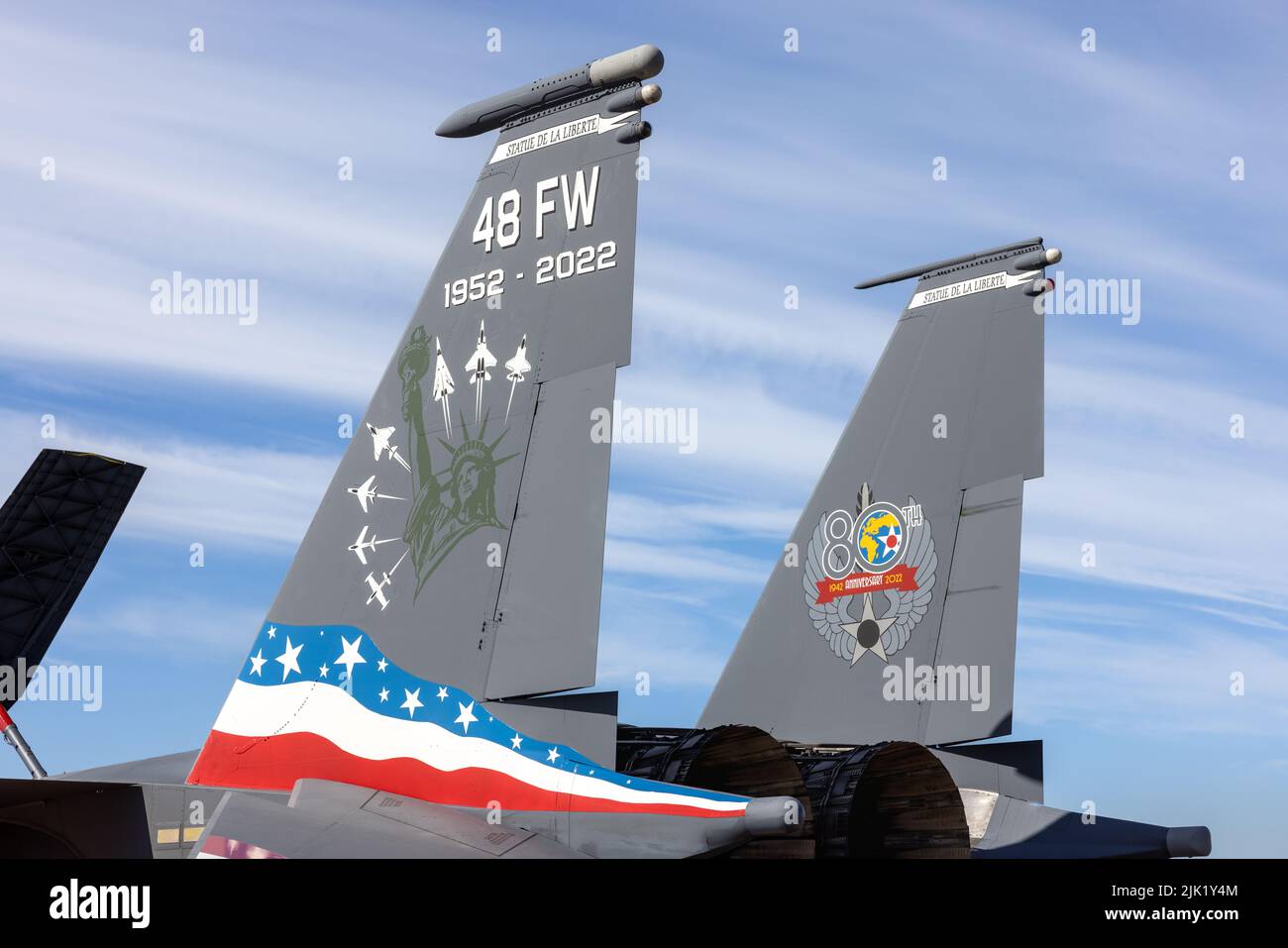 U.S. Air Force 48th Fighter Wing New Heritage F-15E Strike Eagle Tail ...