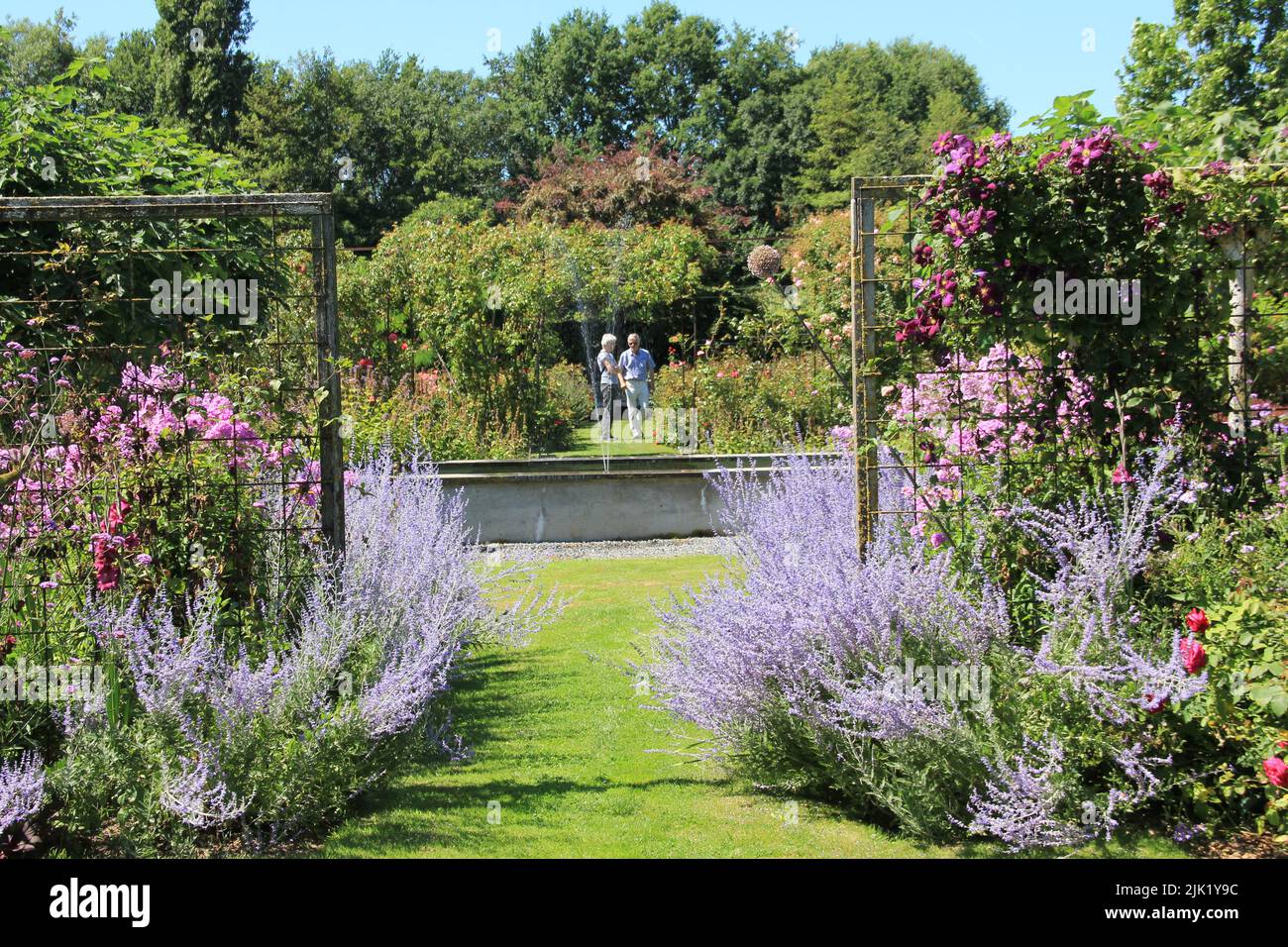 The gardens in Demen, the Netherlands Stock Photo - Alamy