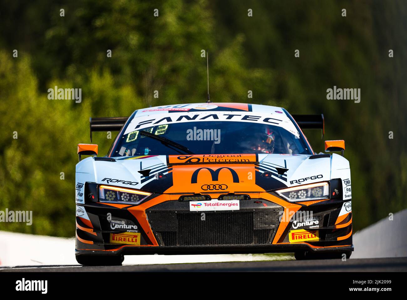 Spa, Belgium. 29th July, 2022. 30 Team WRT, Audi R8 LMS evo II GT3 of ...