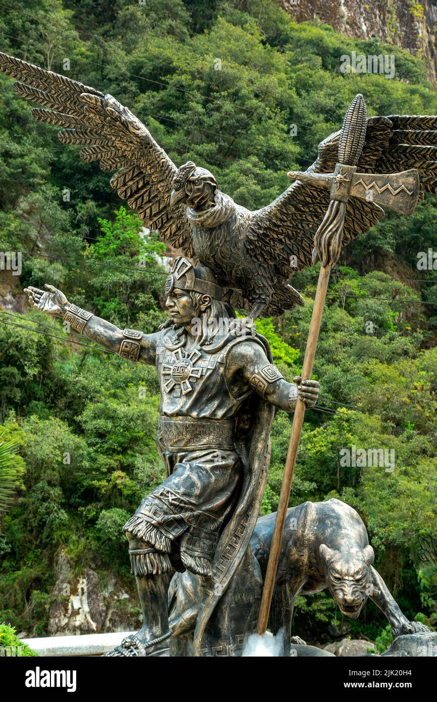 "Fuente Ornamental" (Ornamental Fountain) sculpture, Aguas Calientes ...