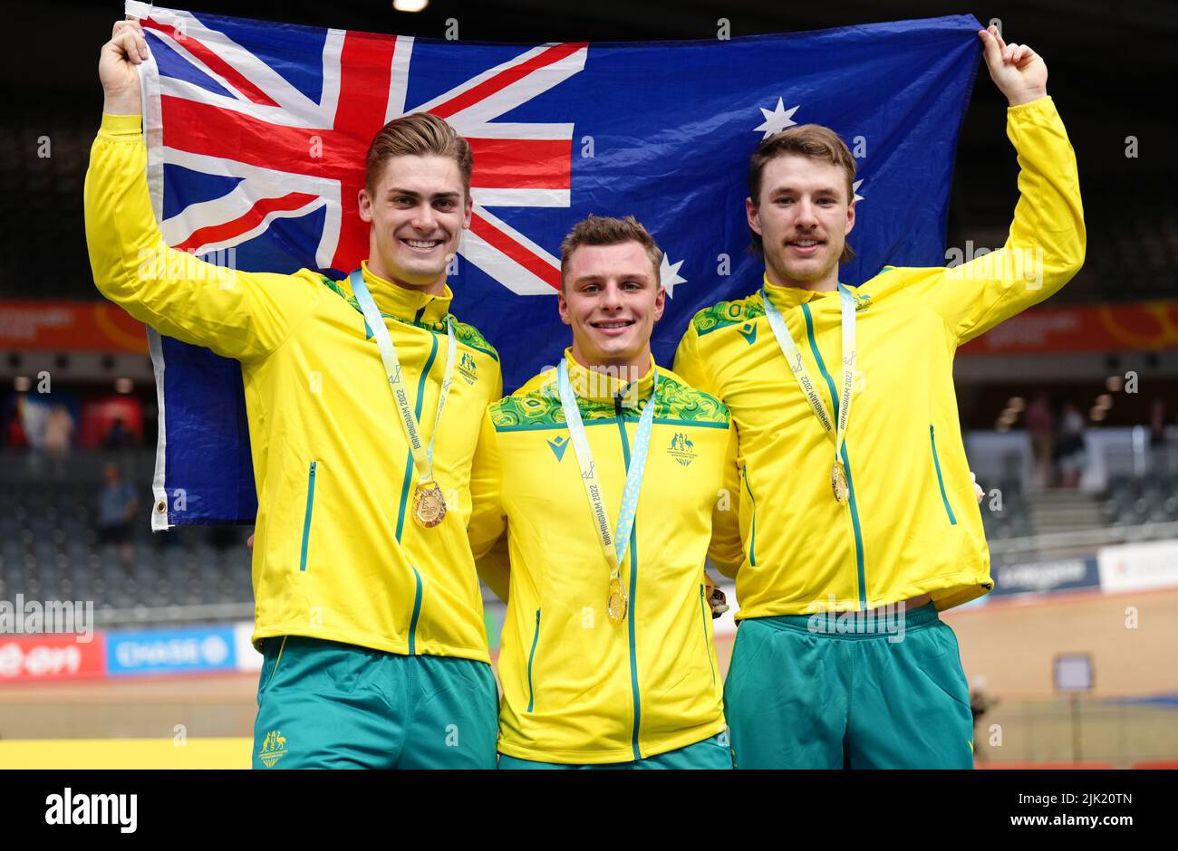 Australia's Matthew Glaetzer, Matthew Richardson and Leigh Hoffman ...