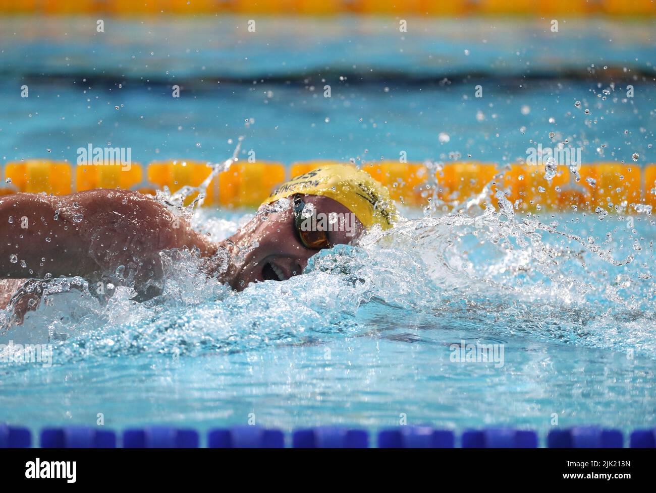 Australia's Elijah Winnington o the way to winning the Men's 400m ...