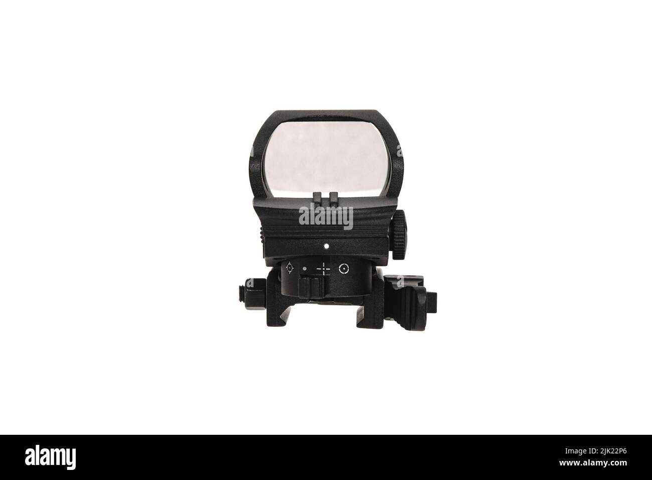 Modern optical collimator sight. Aiming device for shooting at short ...