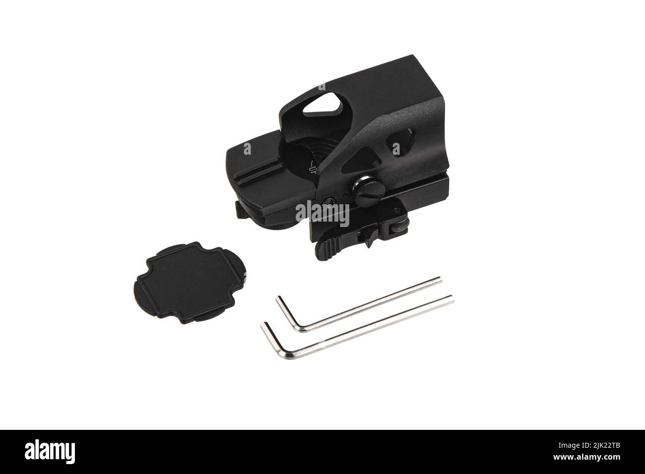 Modern optical collimator sight. Aiming device for shooting at short ...