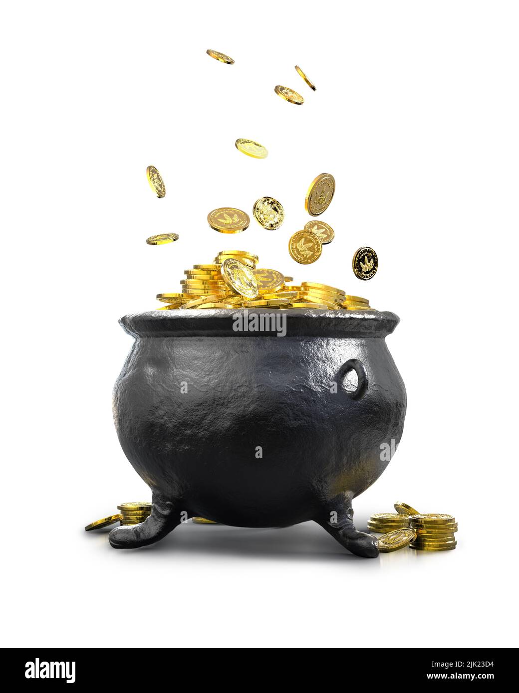 Cauldron pot 3d hi-res stock photography and images - Alamy