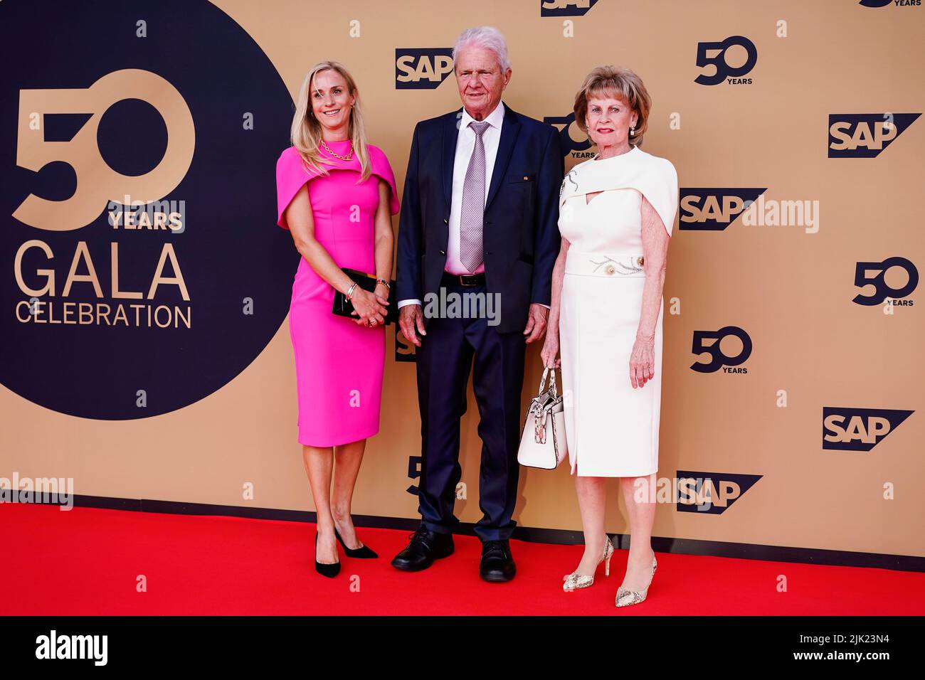 Mannheim, Germany. 29th July, 2022. SAP co-founder Dietmar Hopp, his ...