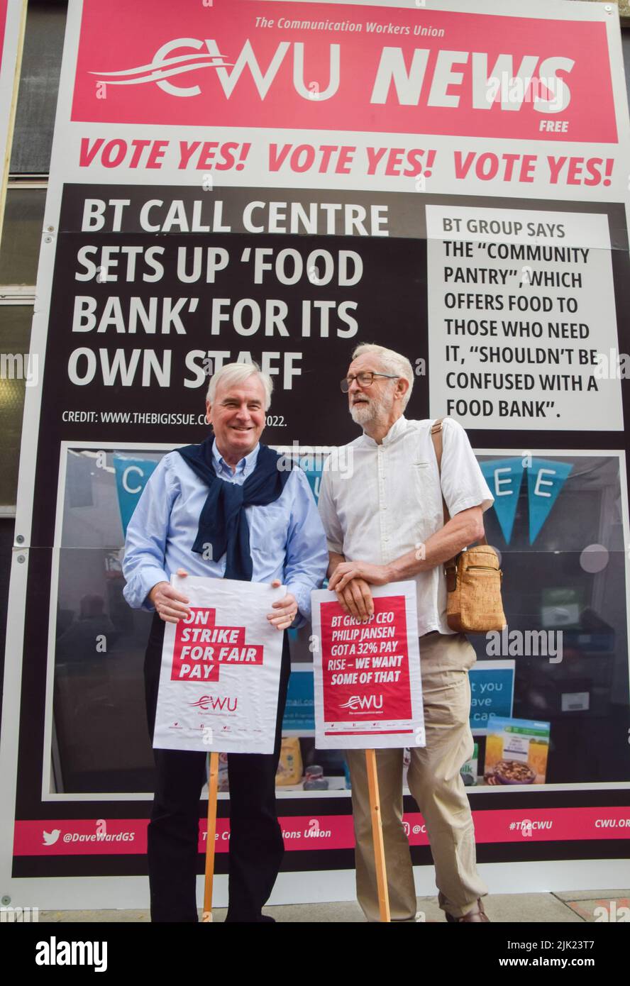 Labour mp's picket line hi-res stock photography and images - Alamy