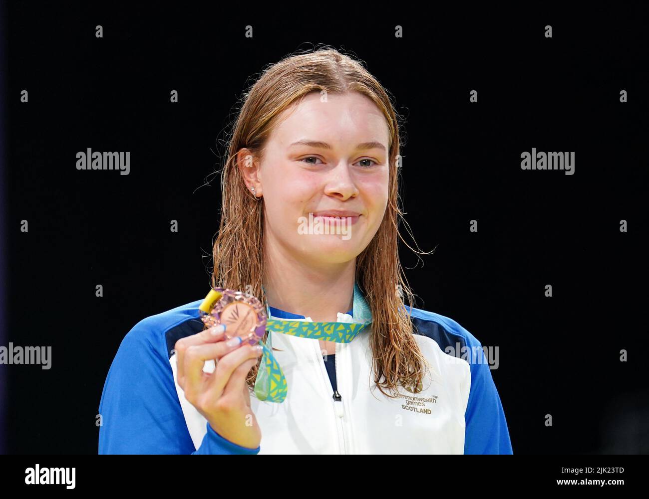 Scotland's Katie Shanahan after winning bronze in the Women's 400m ...