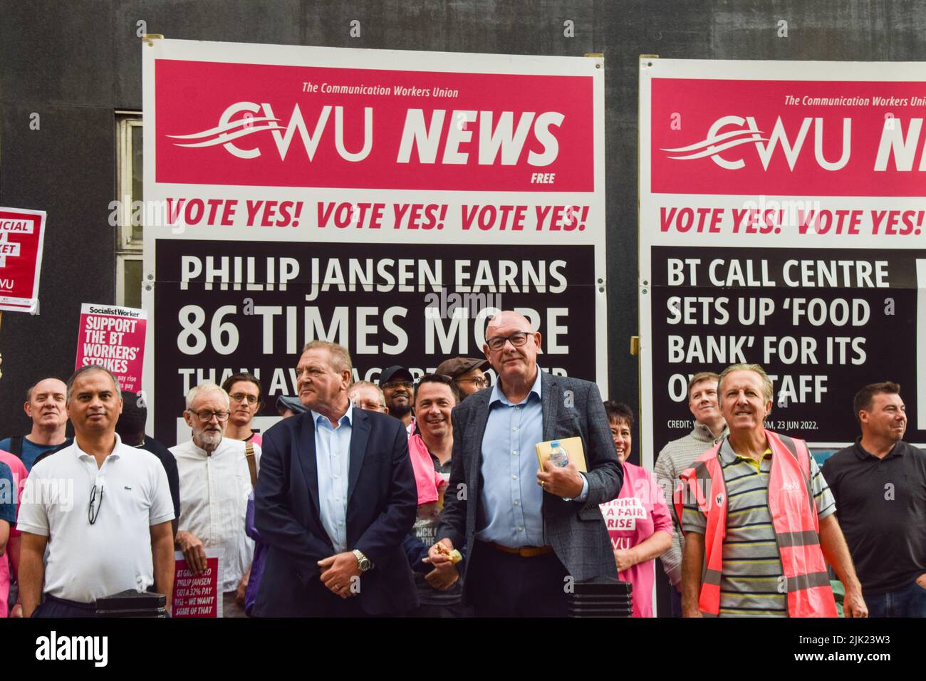 Communication workers union dave ward hi-res stock photography and ...