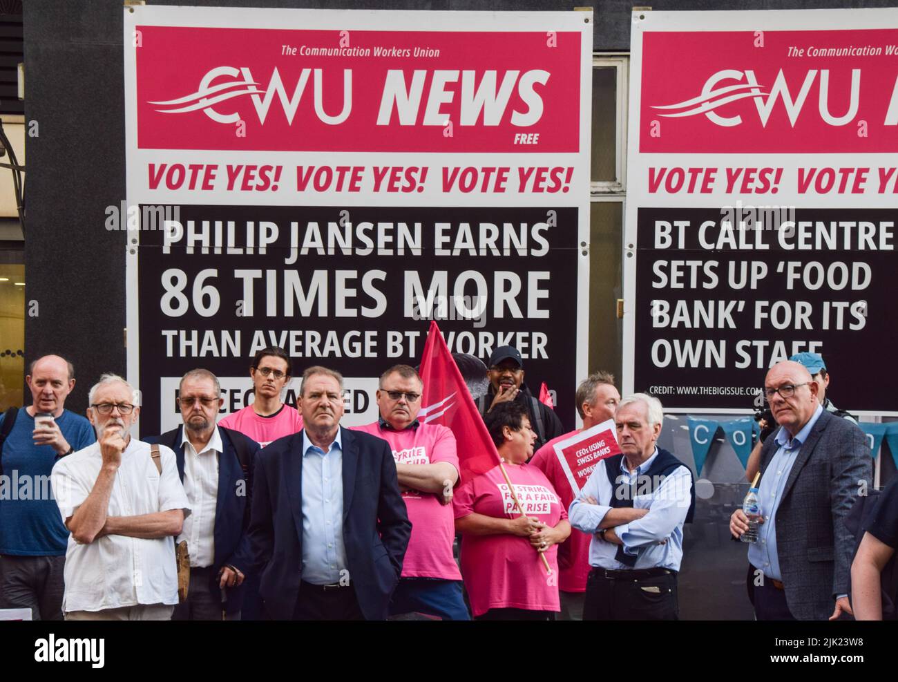 London, UK. 29th July, 2022. CWU (Communication Workers Union) general ...