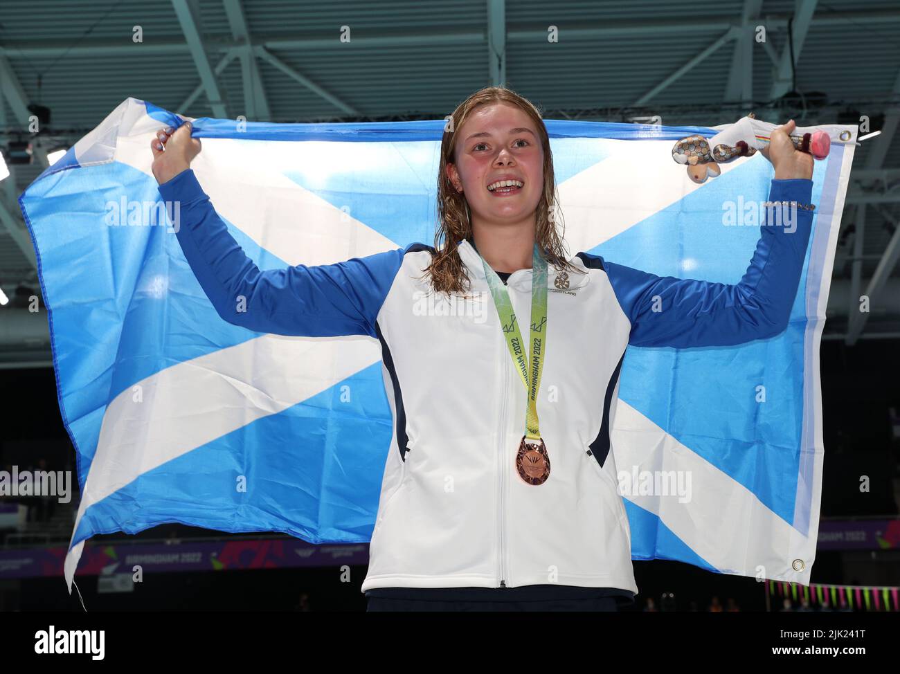 Scotland's Katie Shanahan after winning bronze in the Women's 400m ...