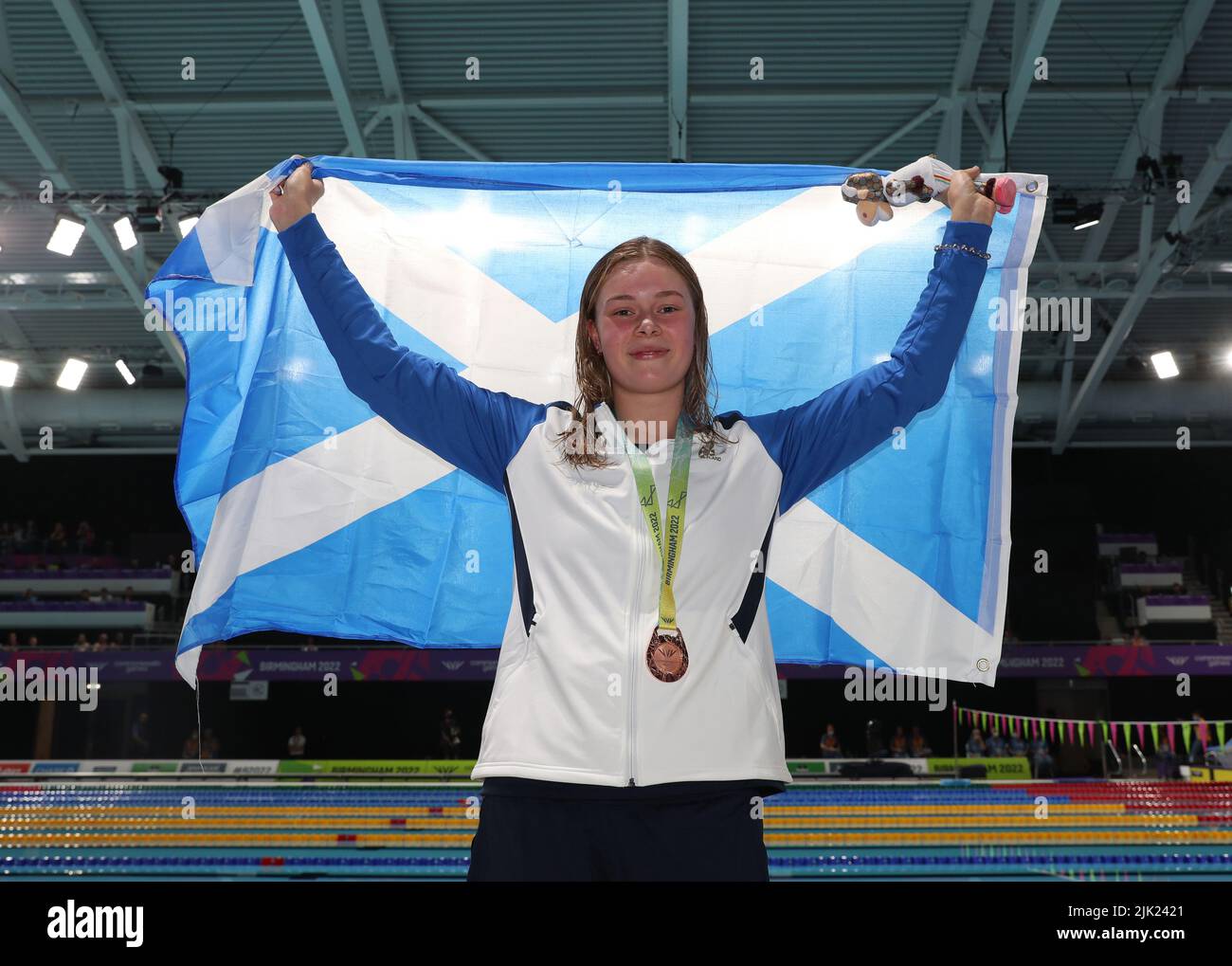 Scotland's Katie Shanahan after winning bronze in the Women's 400m ...