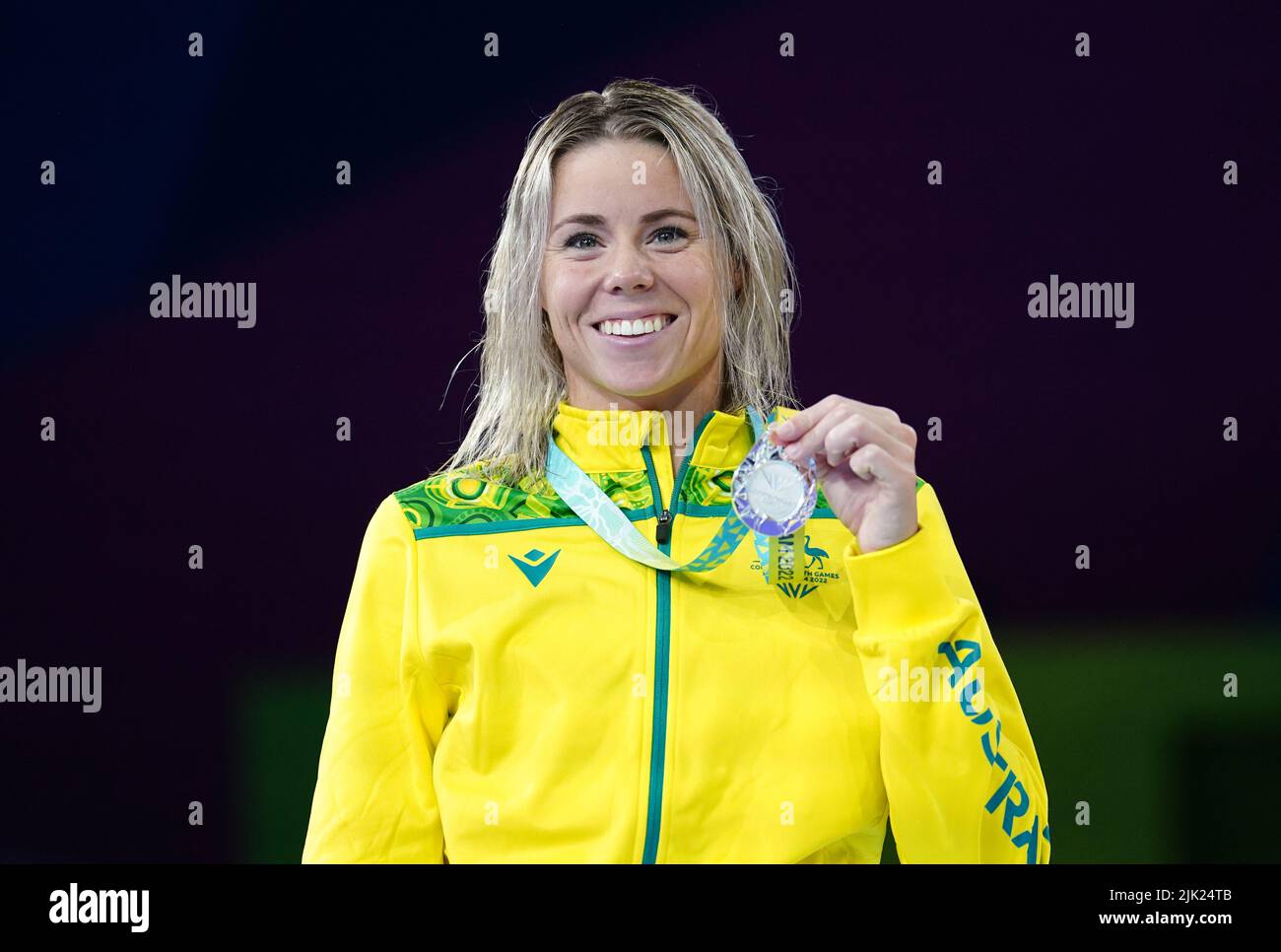 Australia's Kiah Melverton after winning silver in the Women's 400m ...