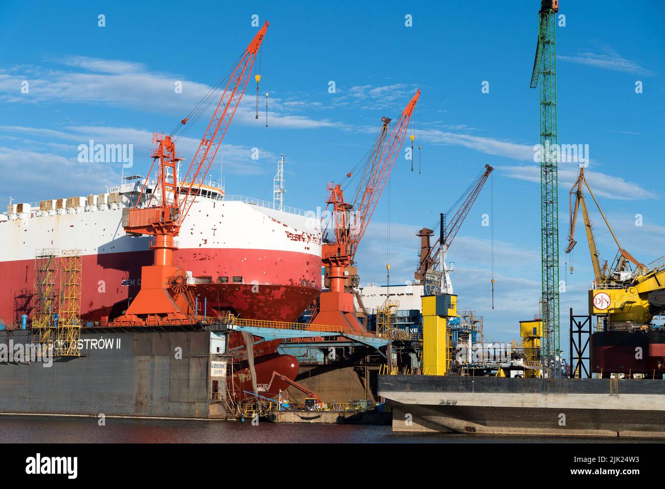 Gdansk remontowa shipyard dry dock hi-res stock photography and images ...