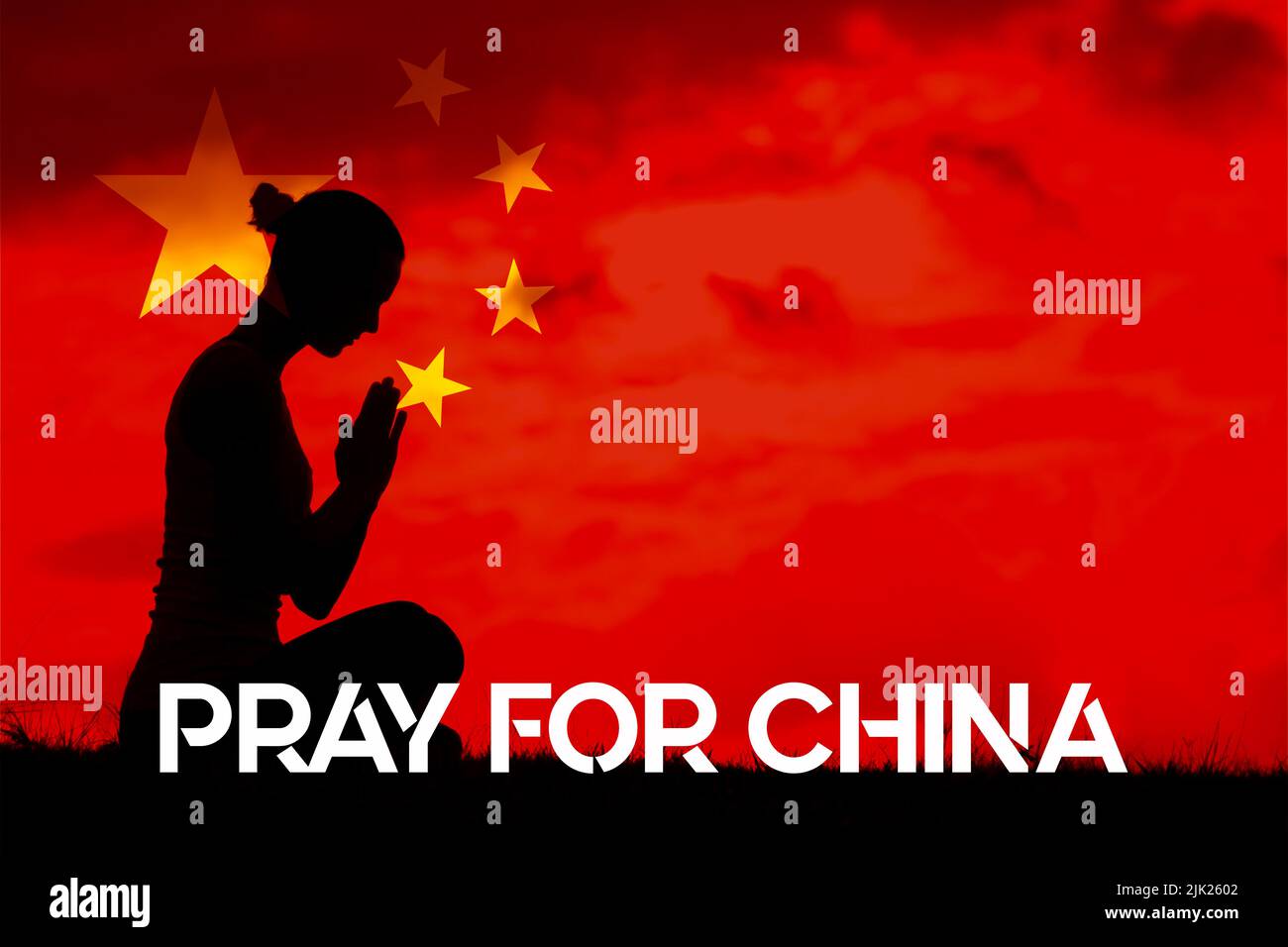 Pray for China, flag China, China vs Taiwan stop war. Pray China Stock ...