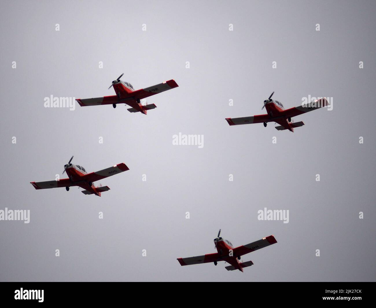 Peru. 29th July, 2022. An AMD Alarus CH-2000 plane of the Peruvian Air ...