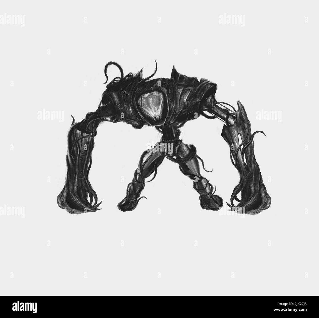 Character concept, monster design Stock Photo - Alamy