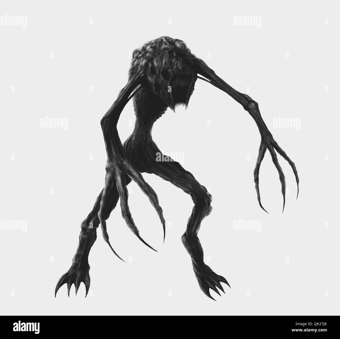 Character concept, monster design Stock Photo - Alamy