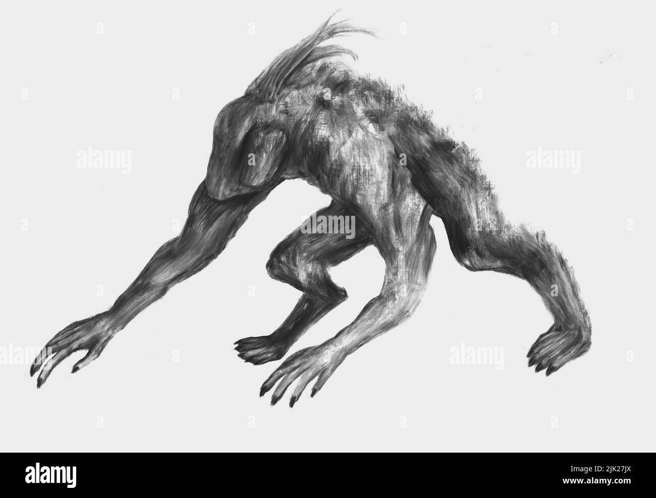 Character concept, monster design Stock Photo - Alamy