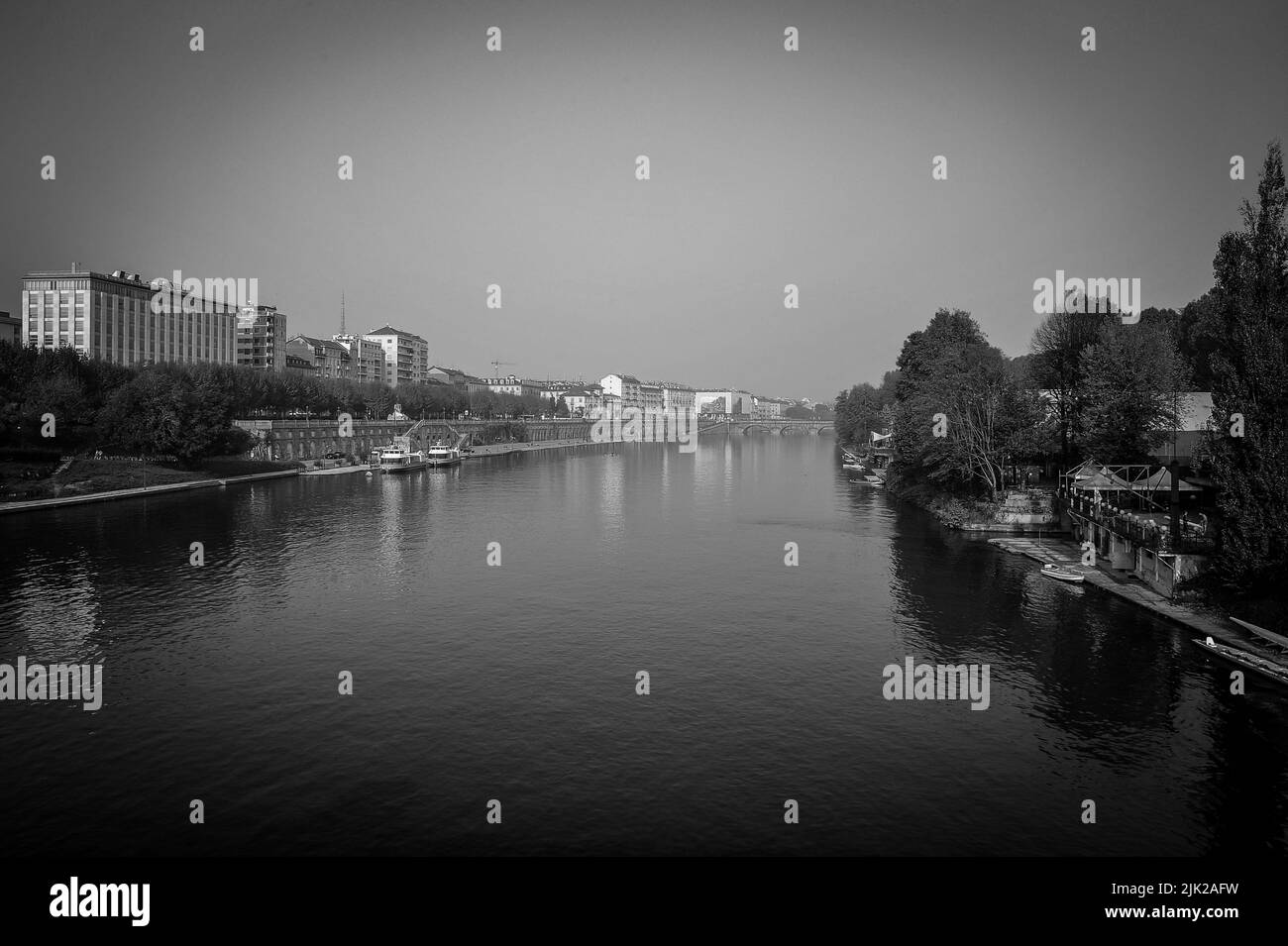 The river Po at night Stock Photo - Alamy
