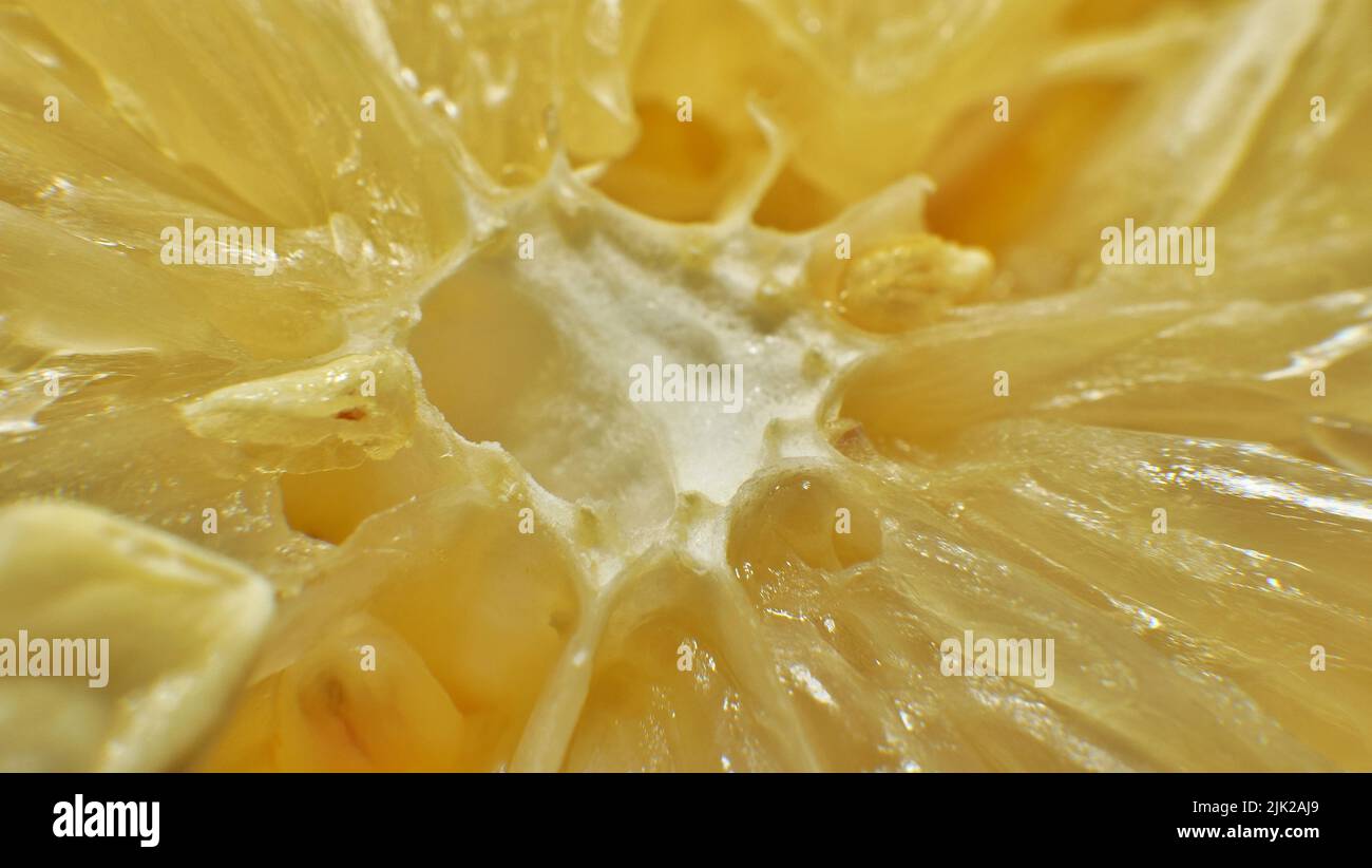 squeezed lemon. close up background Stock Photo - Alamy