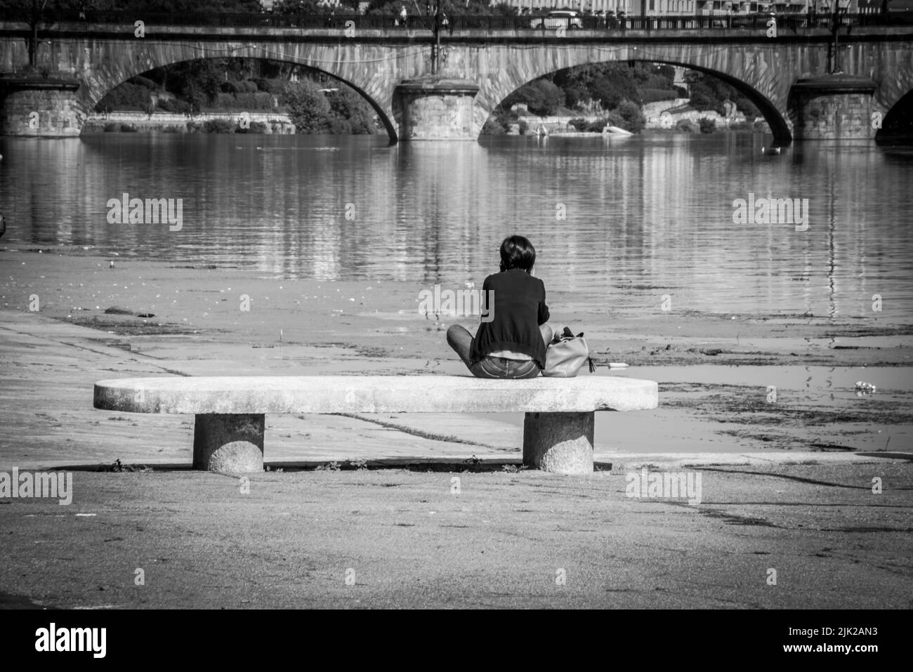 The river Po Stock Photo - Alamy