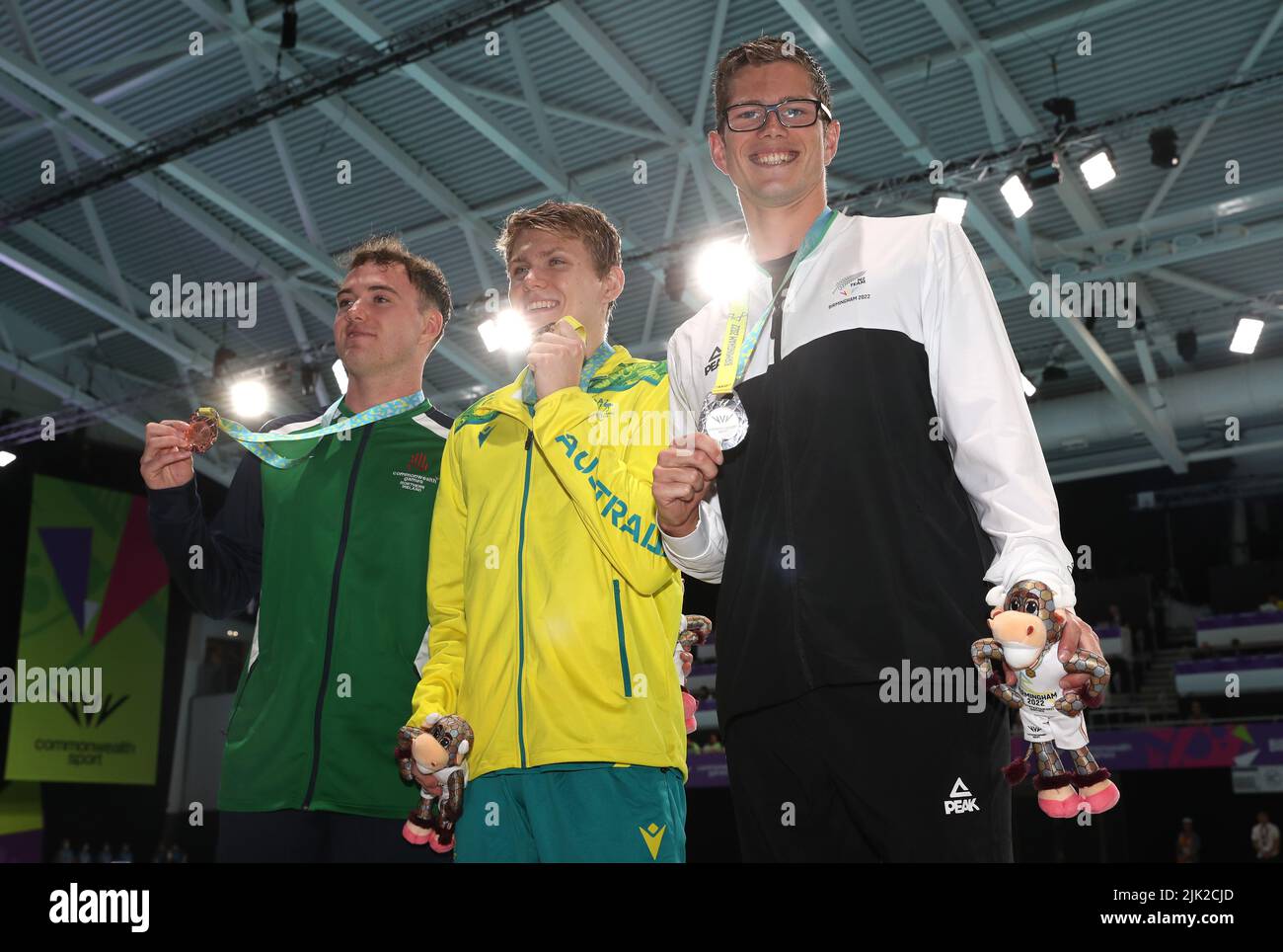 Northern Ireland's Barry McClements, bronze, Australia's Timothy Hodge ...